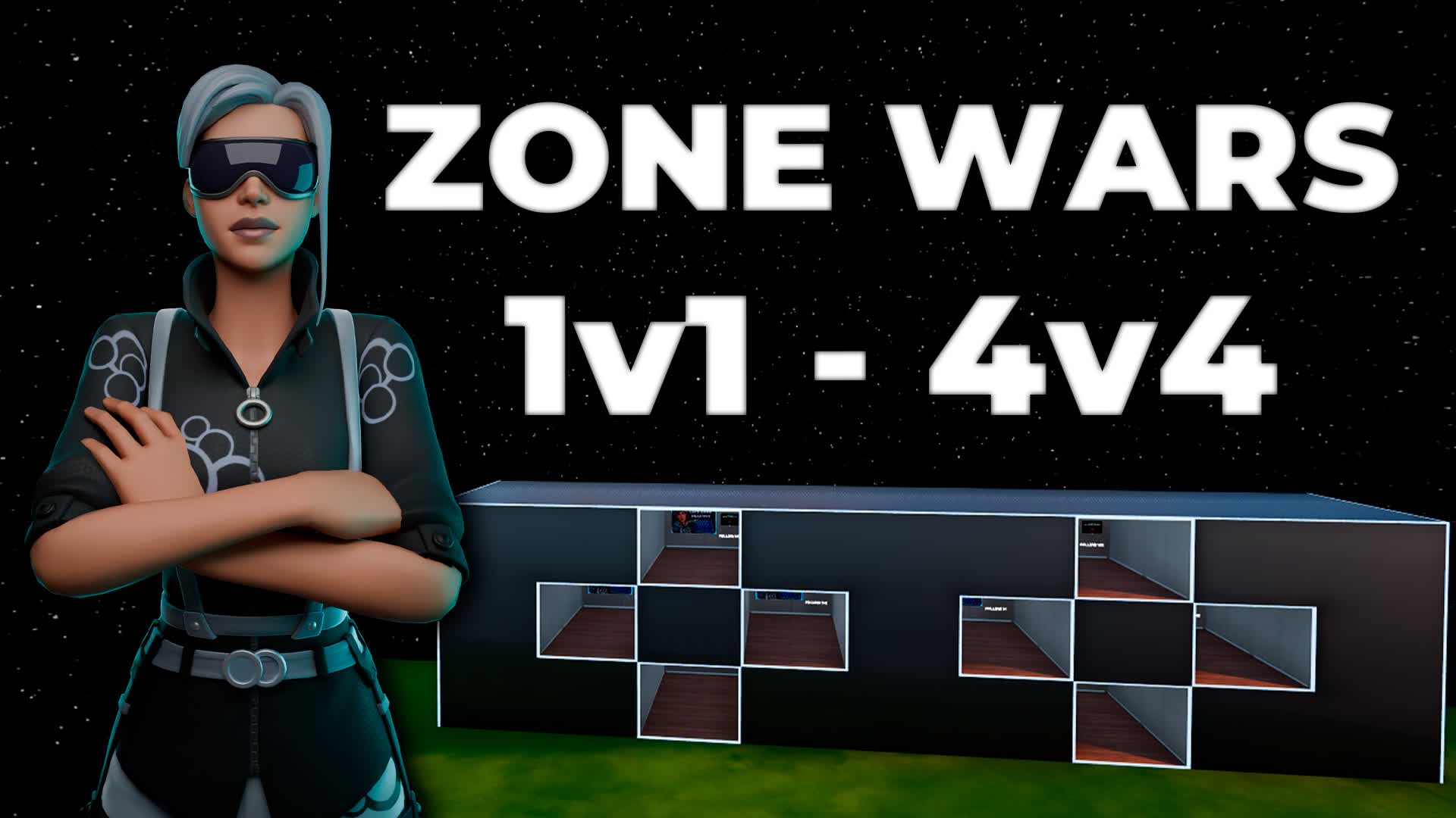 Zone Wars 1v1, 2v2, 3v3, 4v4 0255-8225-3862 by scar52 - Fortnite ...