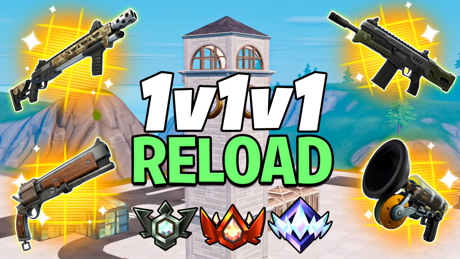 Super 1V1V1 Ranked RELOAD FFA 💥TILTED 9984-0474-8797 by 1v1b - Fortnite ...