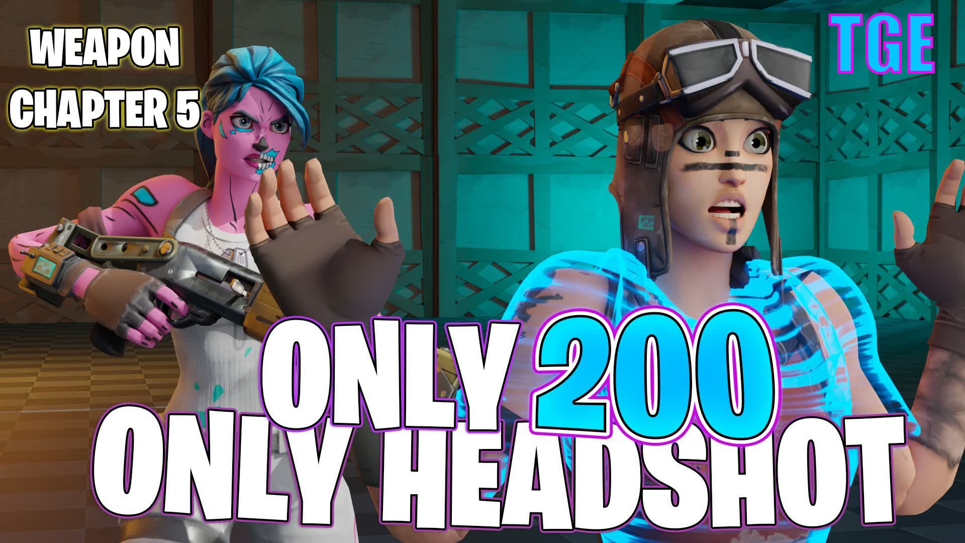 HEADSHOT 200 - ONLEY 200 0831-7555-9041 by tge - Fortnite Creative Map ...