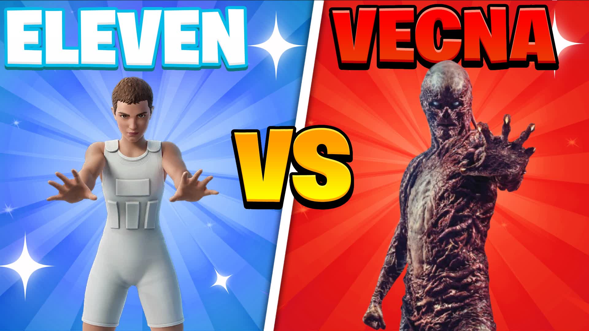 RED VS BLUE 🔴🔵 ELEVEN VS VECNA 0554-4420-5040 by joseph1 - Fortnite ...