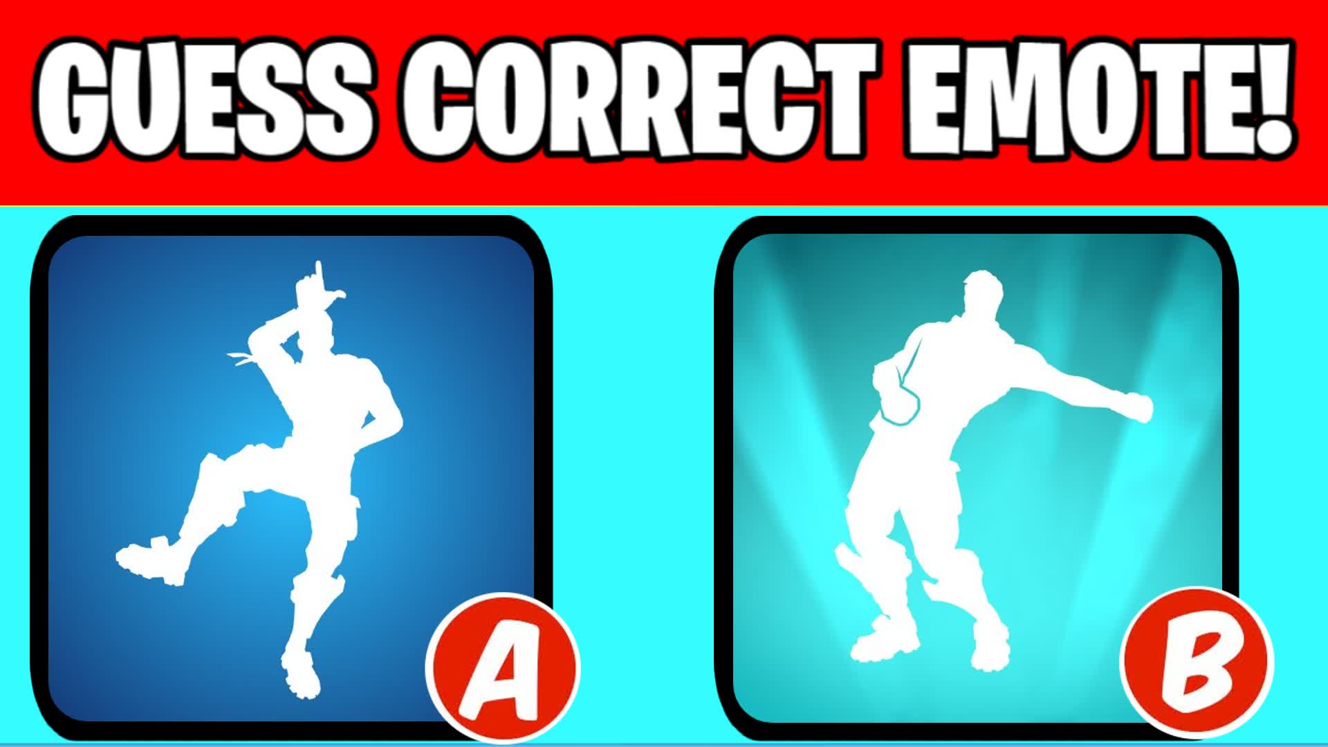 GUESS THE REAL EMOTE 👀 2878-5977-1527 من ابتكار edison - Fortnite