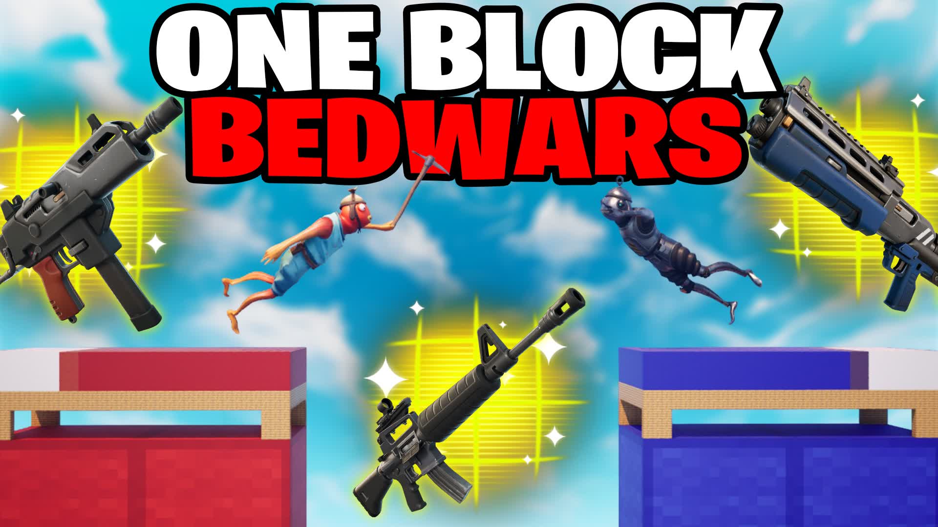 ONE BLOCK BEDWARS 3352-2041-7924 by thipan - Fortnite Creative Map Code ...