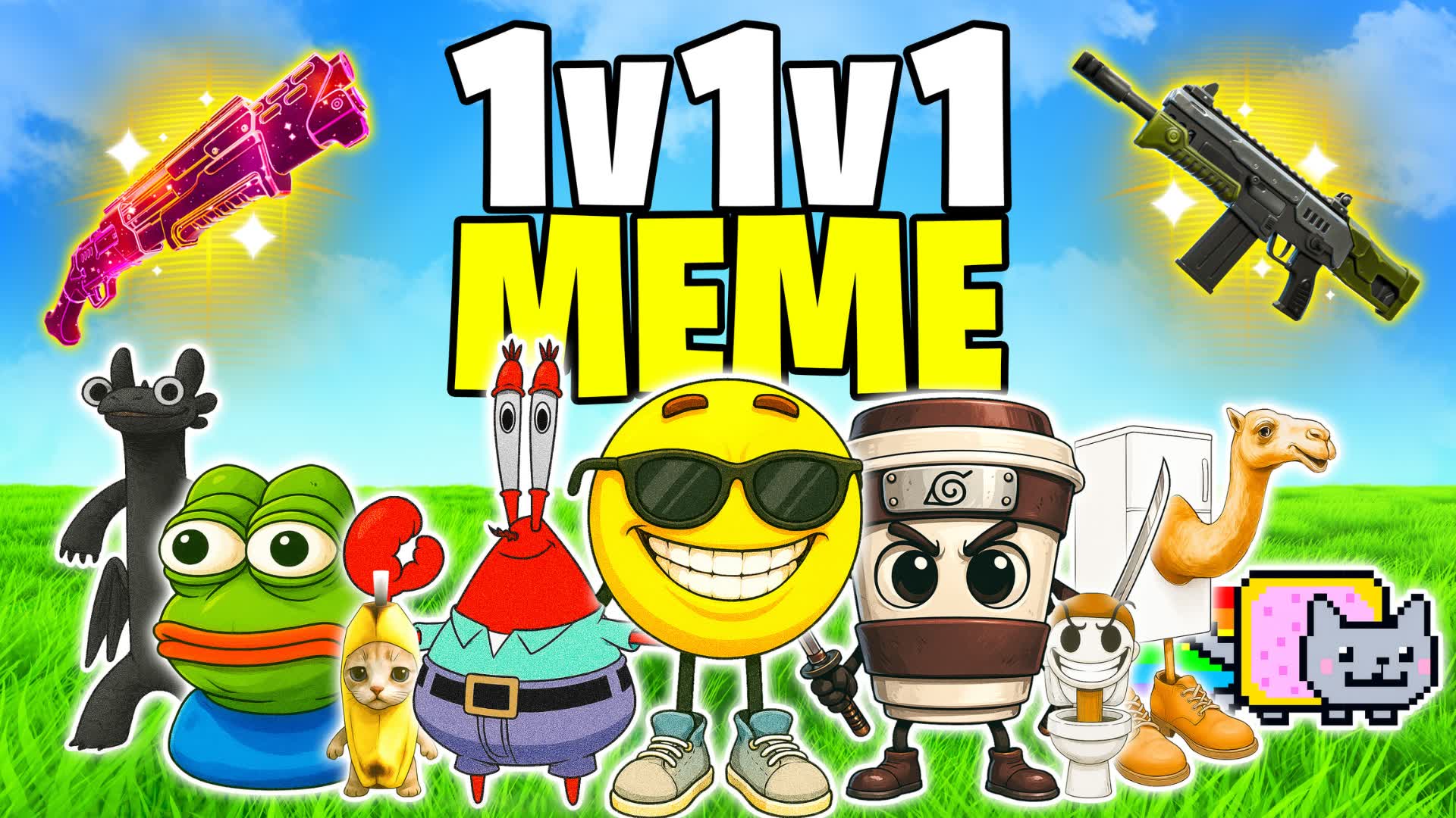 1V1V1 MEME Reload 1v1 Realistics 7557-9572-4647 by goat_leo - Fortnite ...