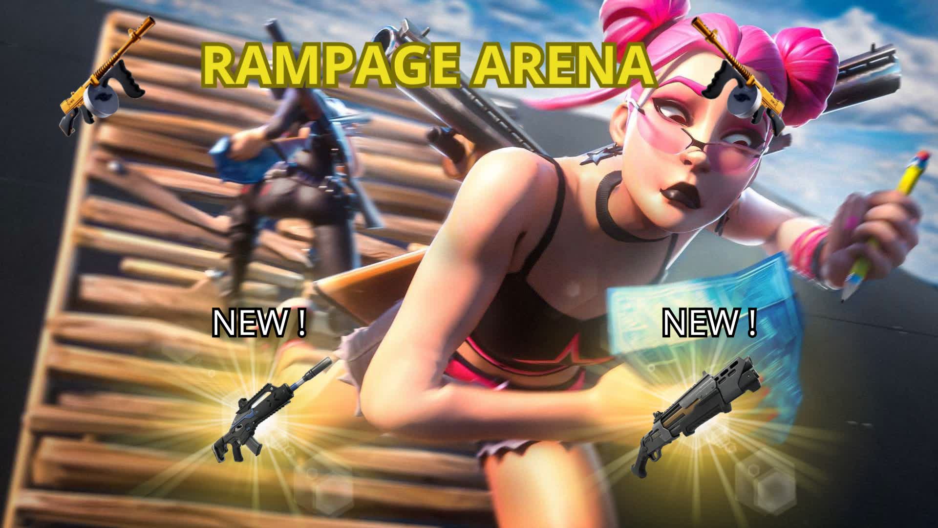 1V1 Rampage Arena 2818-1042-7590 by isser_s - Fortnite