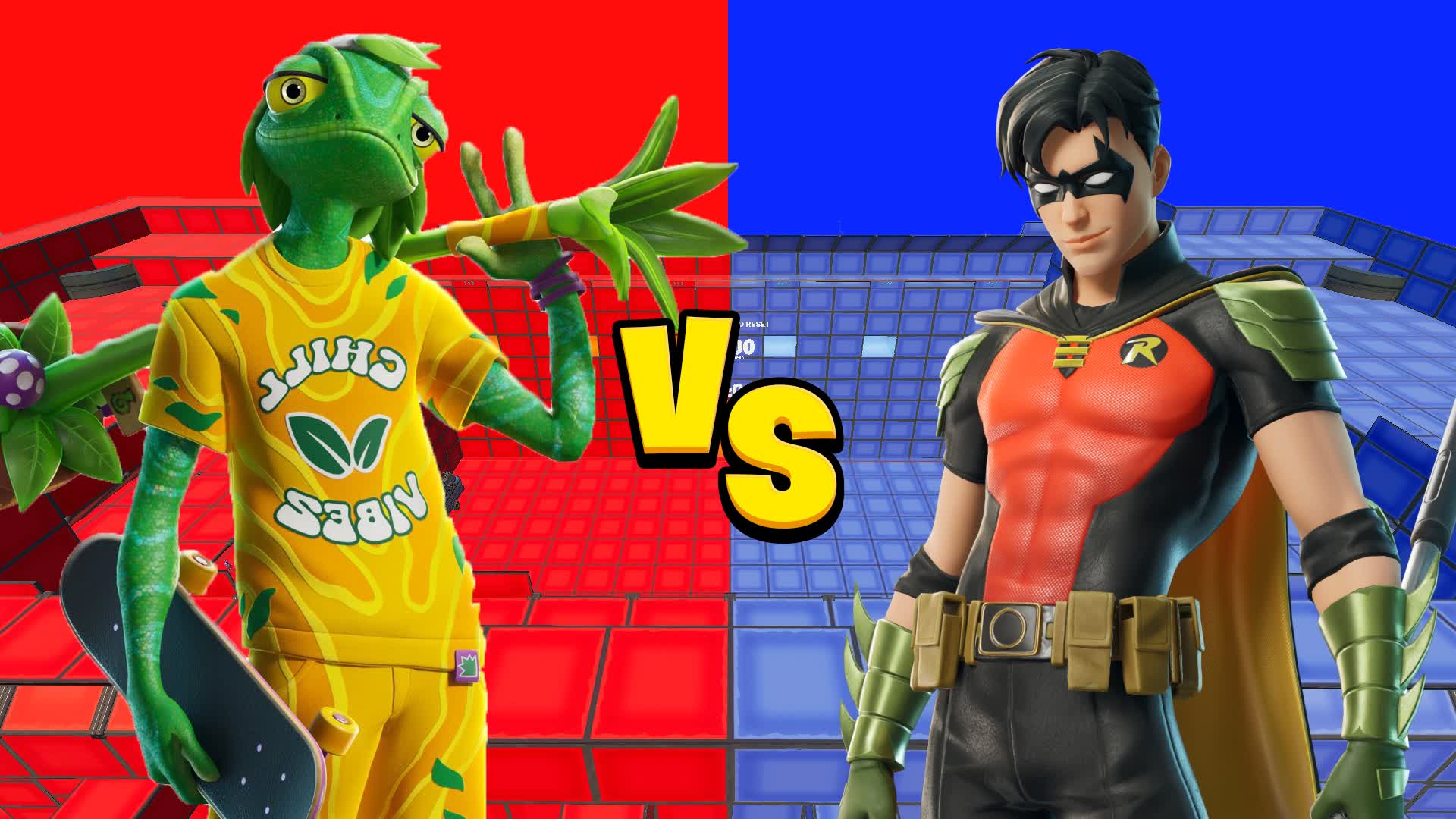 ZAGGY VS ROBIN RED VS BLUE🔴🔵 5571-6177-5092 by amazingmaps - Fortnite ...