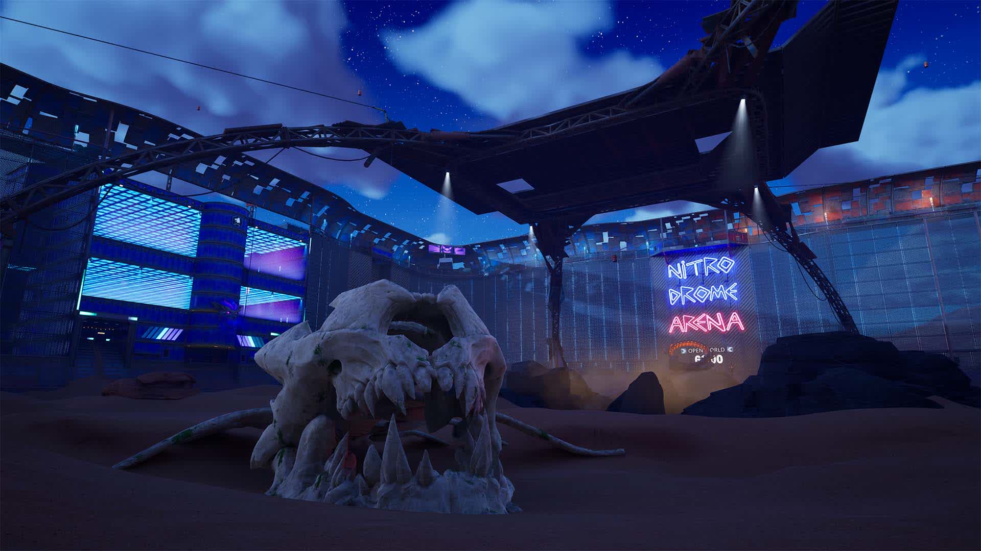 Nitro Drome Arena 5765-6954-3209 by g0110 - Fortnite Creative Map Code ...