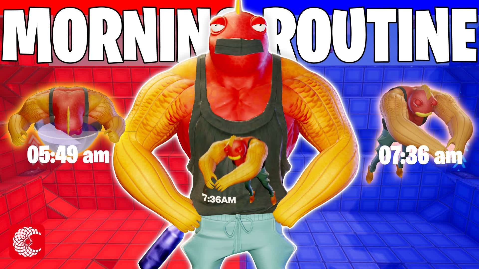 🔴🔵 Morning Routine Red Vs Blue 9003-7448-3056 by clevereen - Fortnite ...