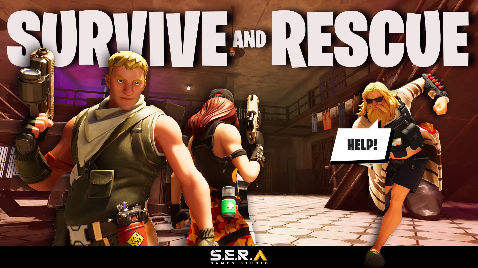 Survive And Rescue 2237-9610-5303 by seragames - Fortnite