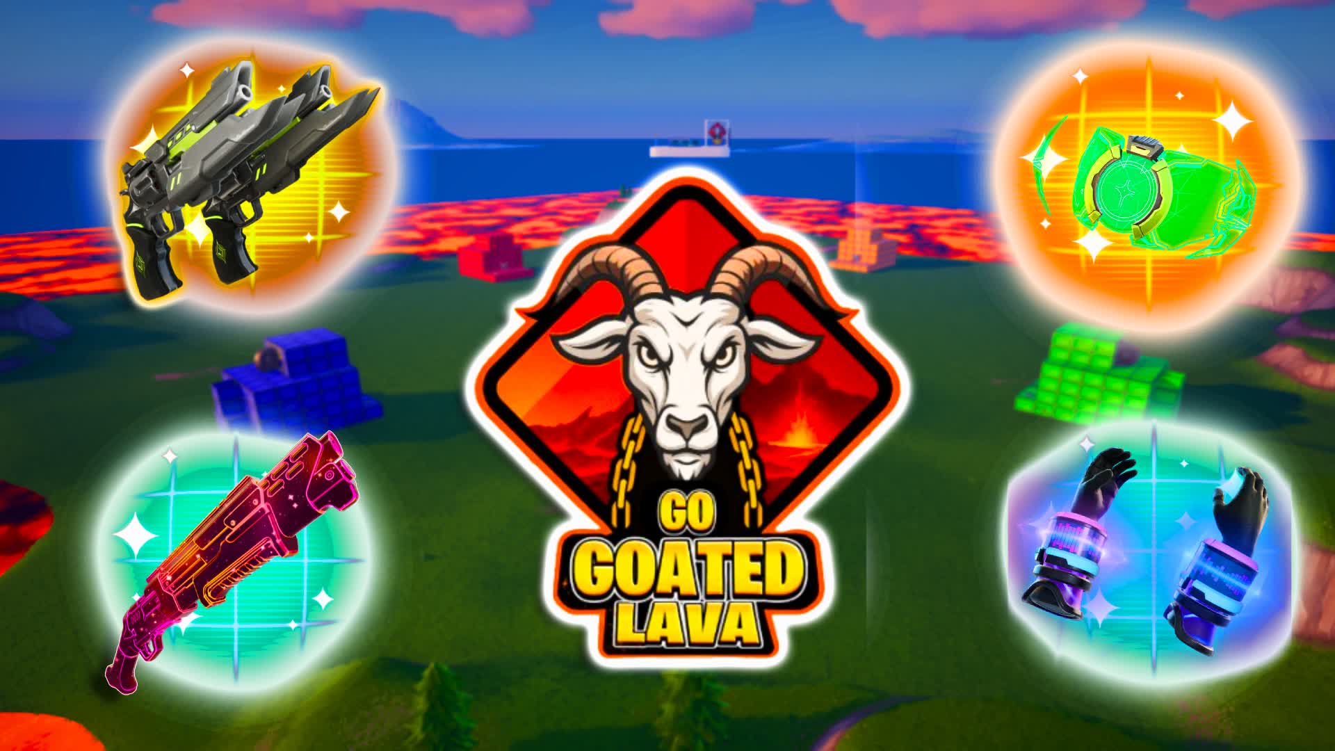 🐐 GO GOATED LAVA🌋- Zone Wars 🌀 0760-9572-5946 by khhm - Fortnite