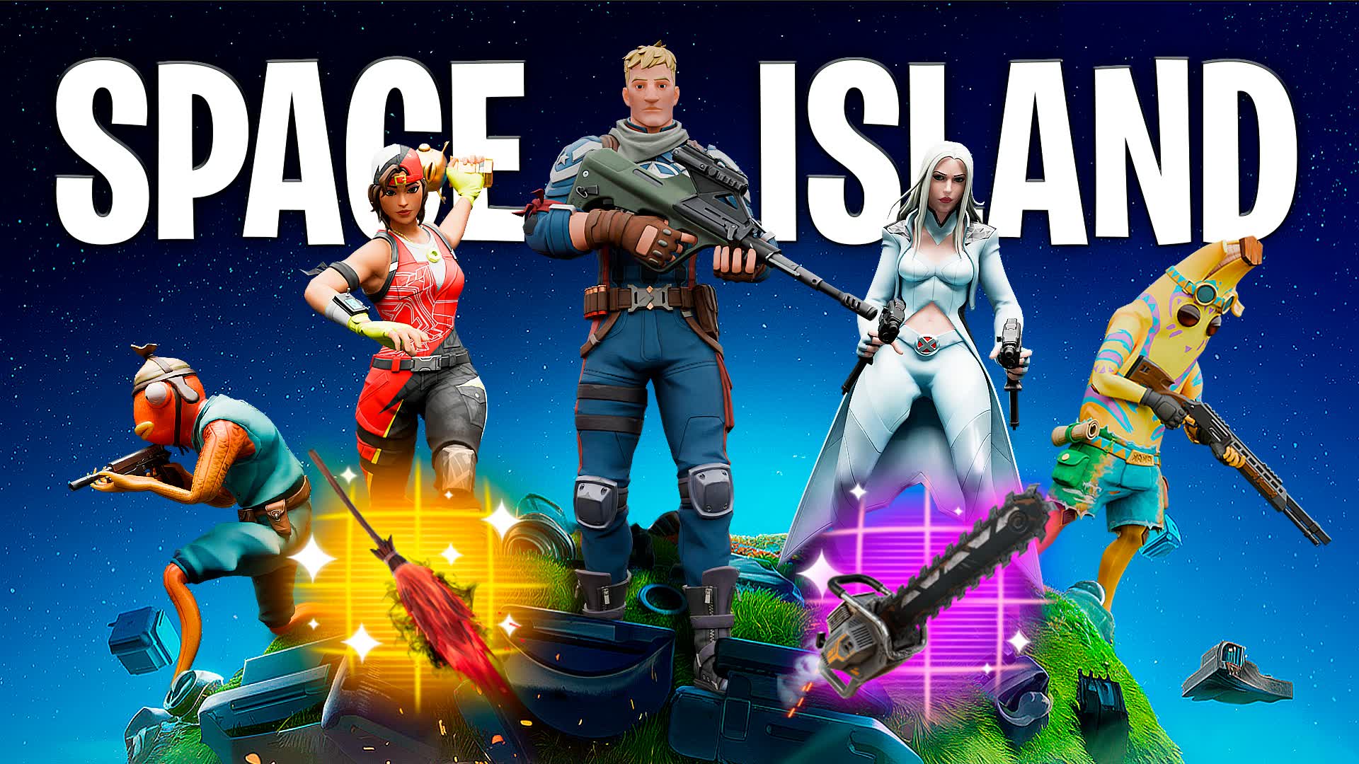 🌌 SPACE ISLAND 🚀 5478-4114-3842 by 1907-2307h - Fortnite Creative Map ...
