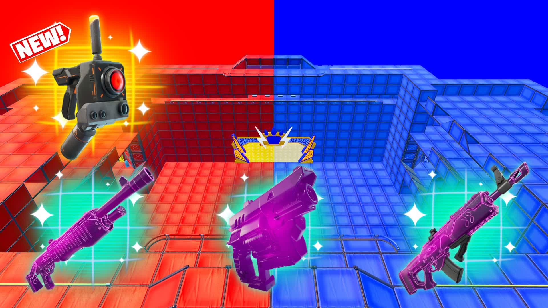 ATOMIC RED VS BLUE🔴🔵 (MARVY24) 0117-6204-3743 by marvy24 - Fortnite Creative Map Code - Fortnite.GG