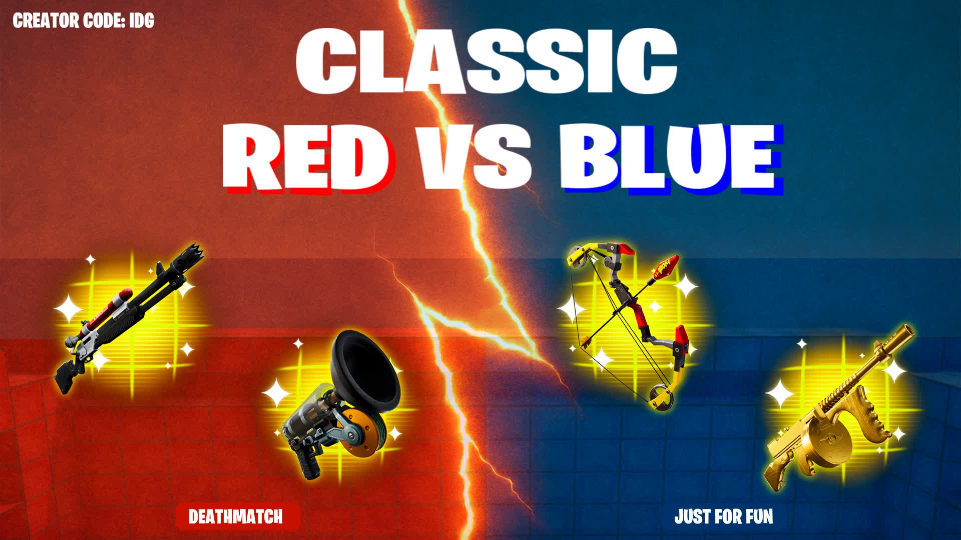 CLASSIC RED VS BLUE [CHAPTER 2 MYTHICS] 7697-9359-0603 by idg - Fortnite