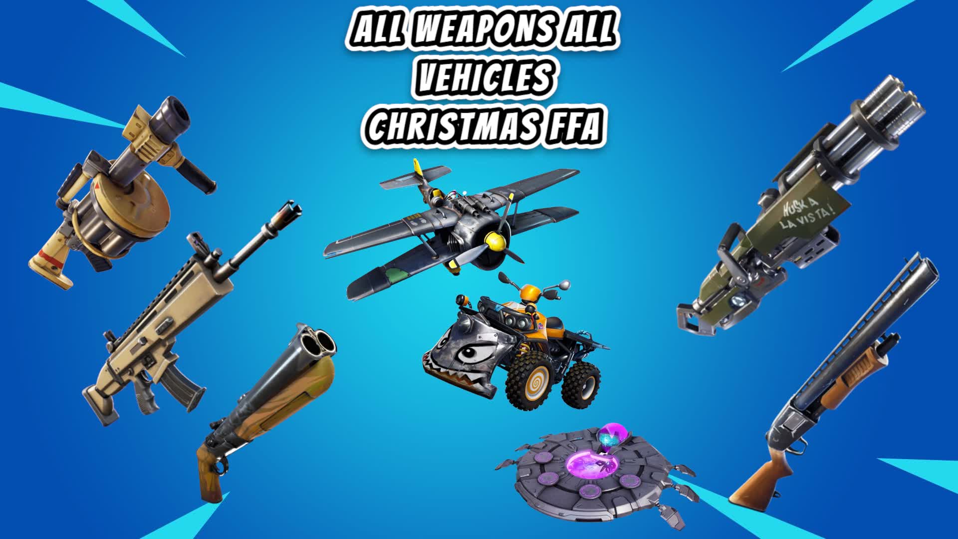 CHRISTMAS PIT - ALL WEAPONS AND VEHICLES - 5907-1235-4406 | Fortnite Zone