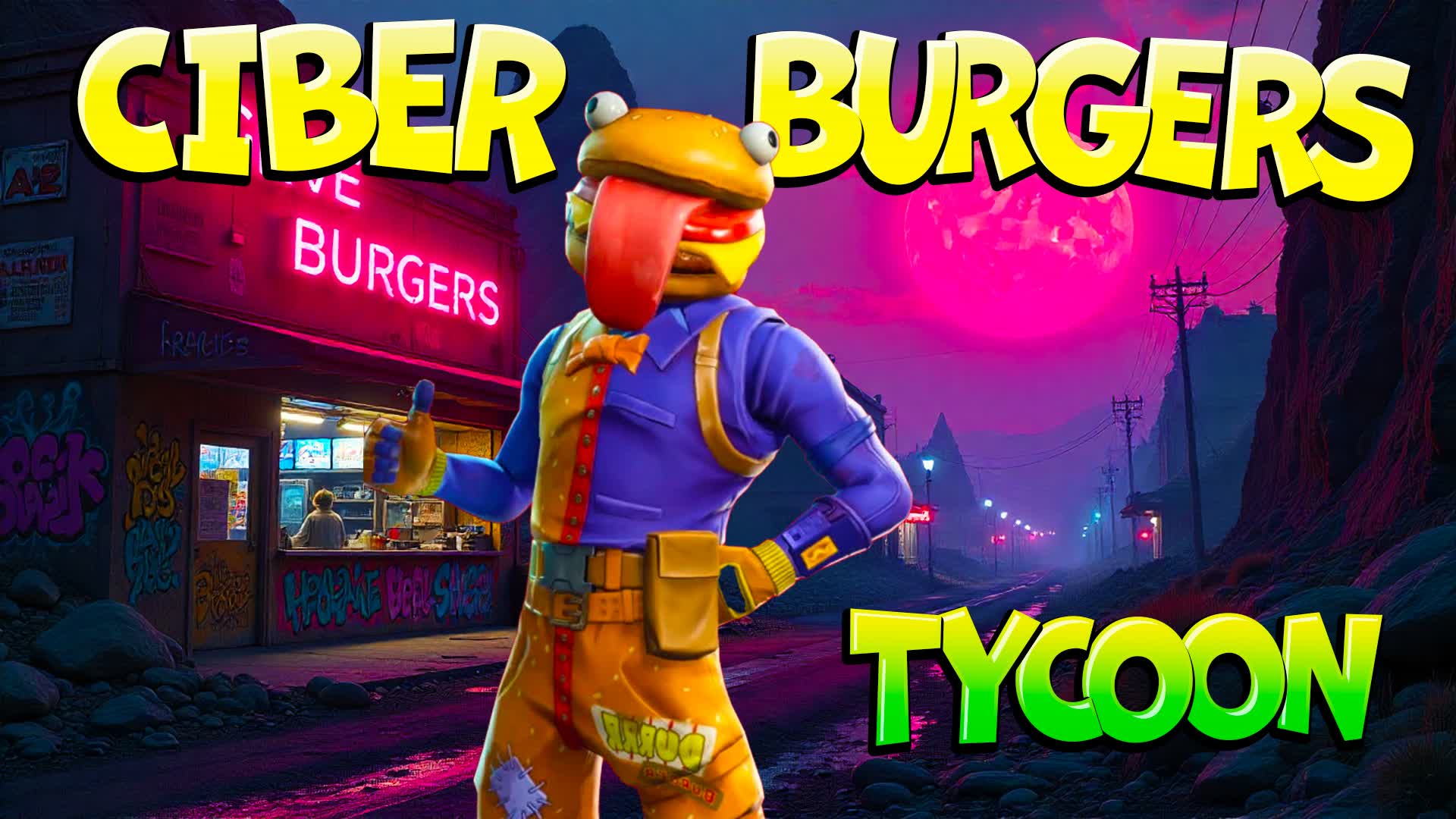 🤖 Cyber Burger 2077🍔 4419-0460-1490 by bug_creator - Fortnite