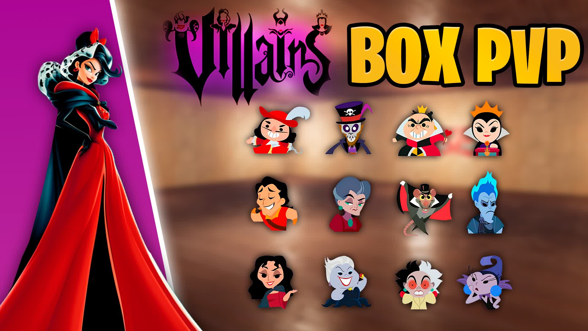 🔮 VILLIANS BOX PVP 📦 6828-2622-9381 by morozov - Fortnite Creative Map ...