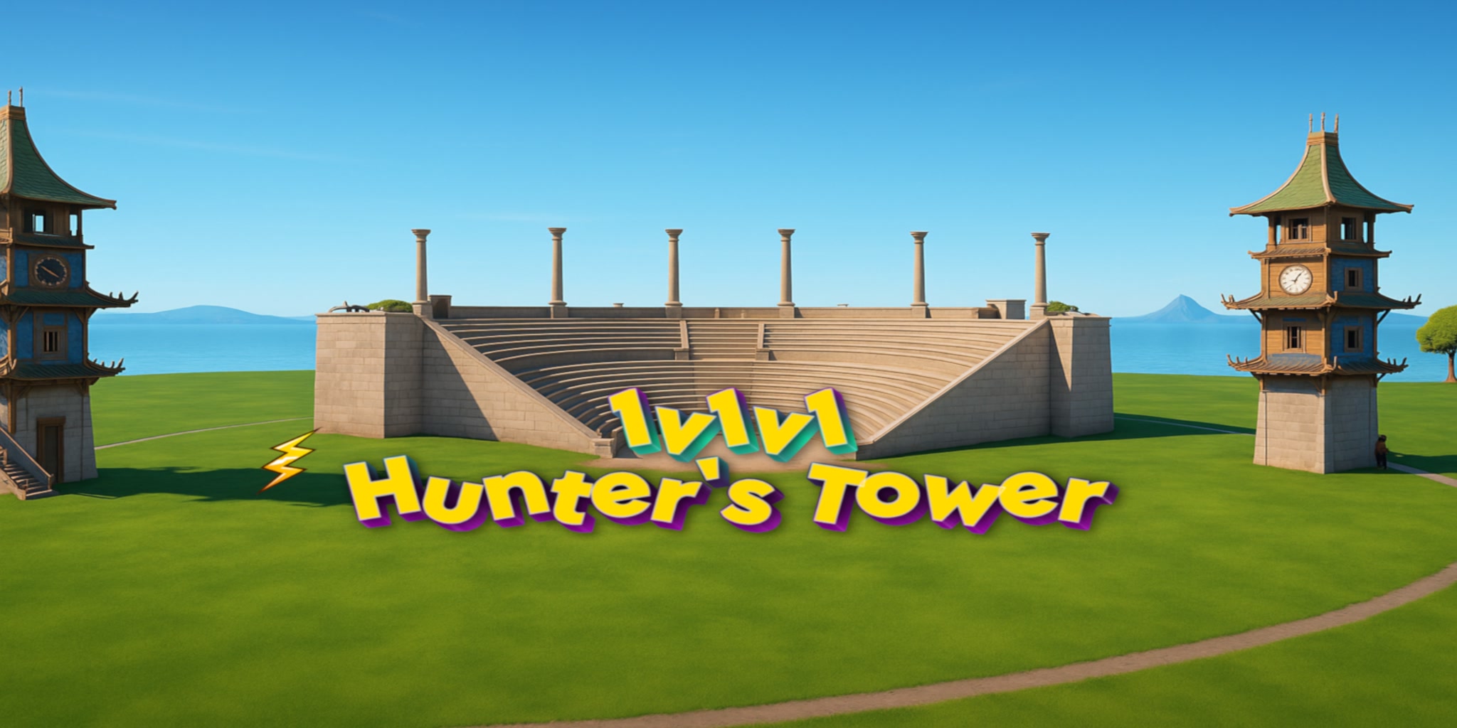 1v1v1 Hunter's Tower 6651-5794-5637 by sunqur - Fortnite Creative Map ...