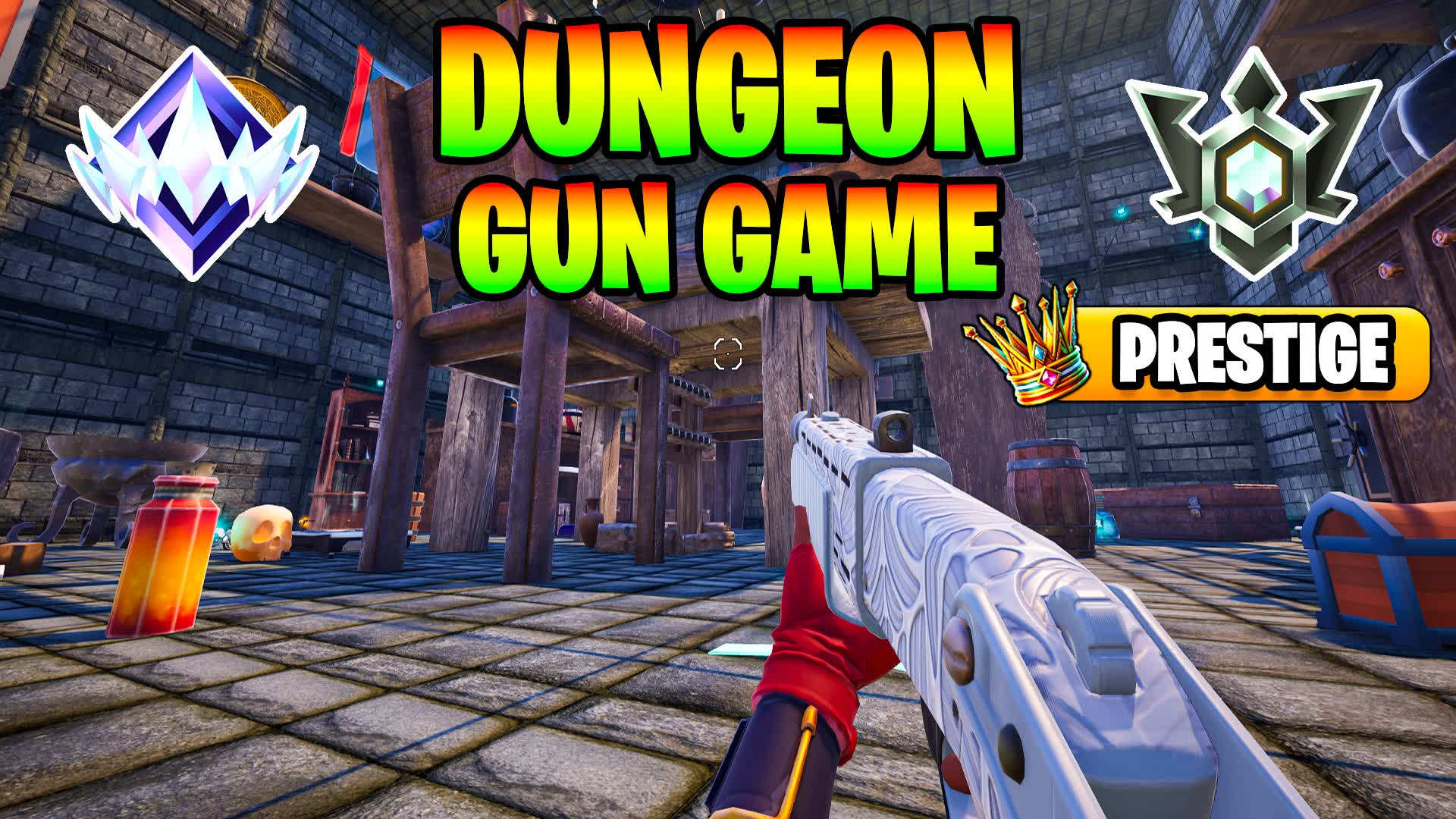 FPS DUNGEON - GUN GAME 7023-0206-1009 by killjoyfn - Fortnite Creative ...
