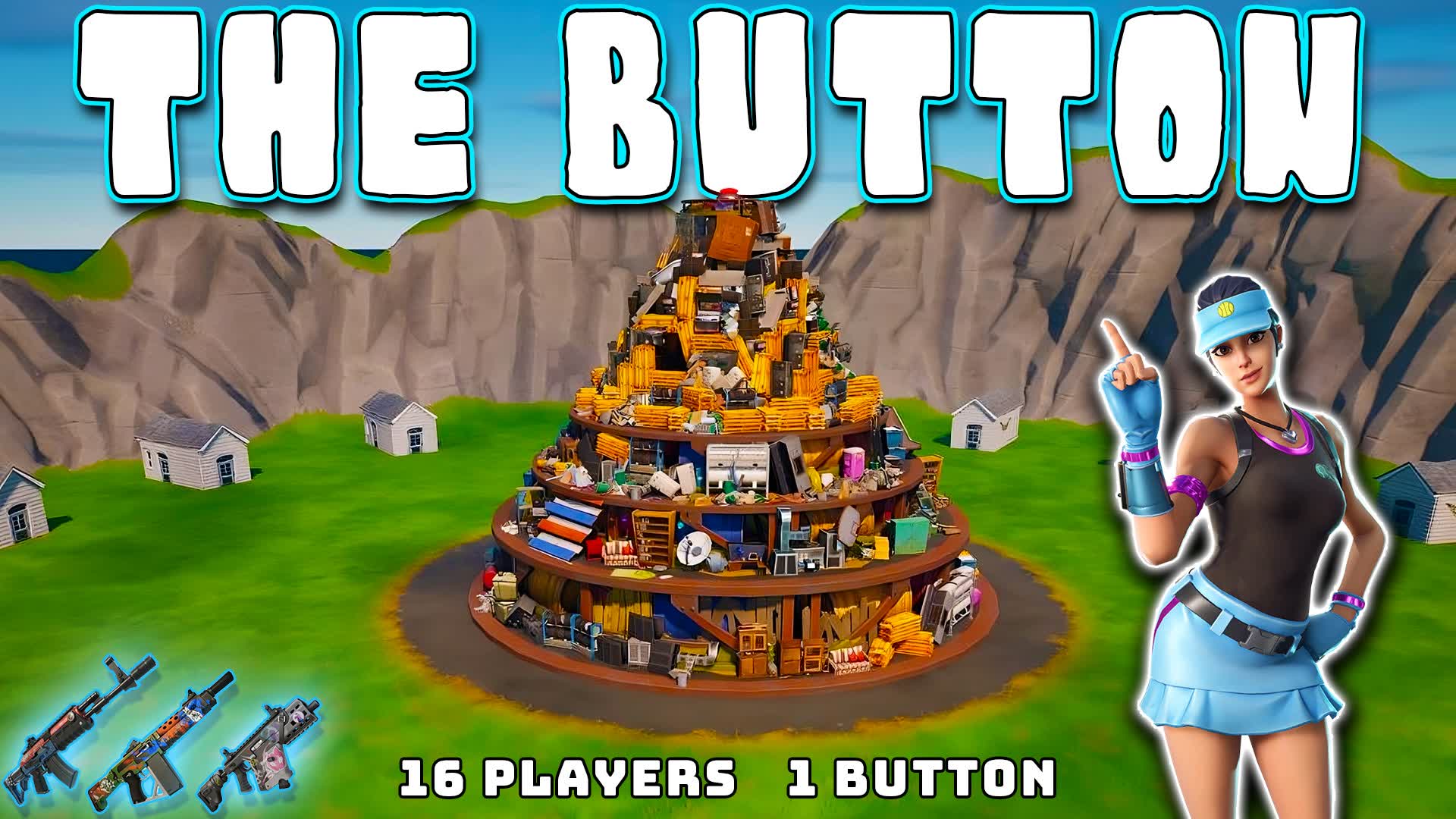 🔴 THE BUTTON 🔴 2234-7437-0349 by dadedits - Fortnite Creative Map Code ...