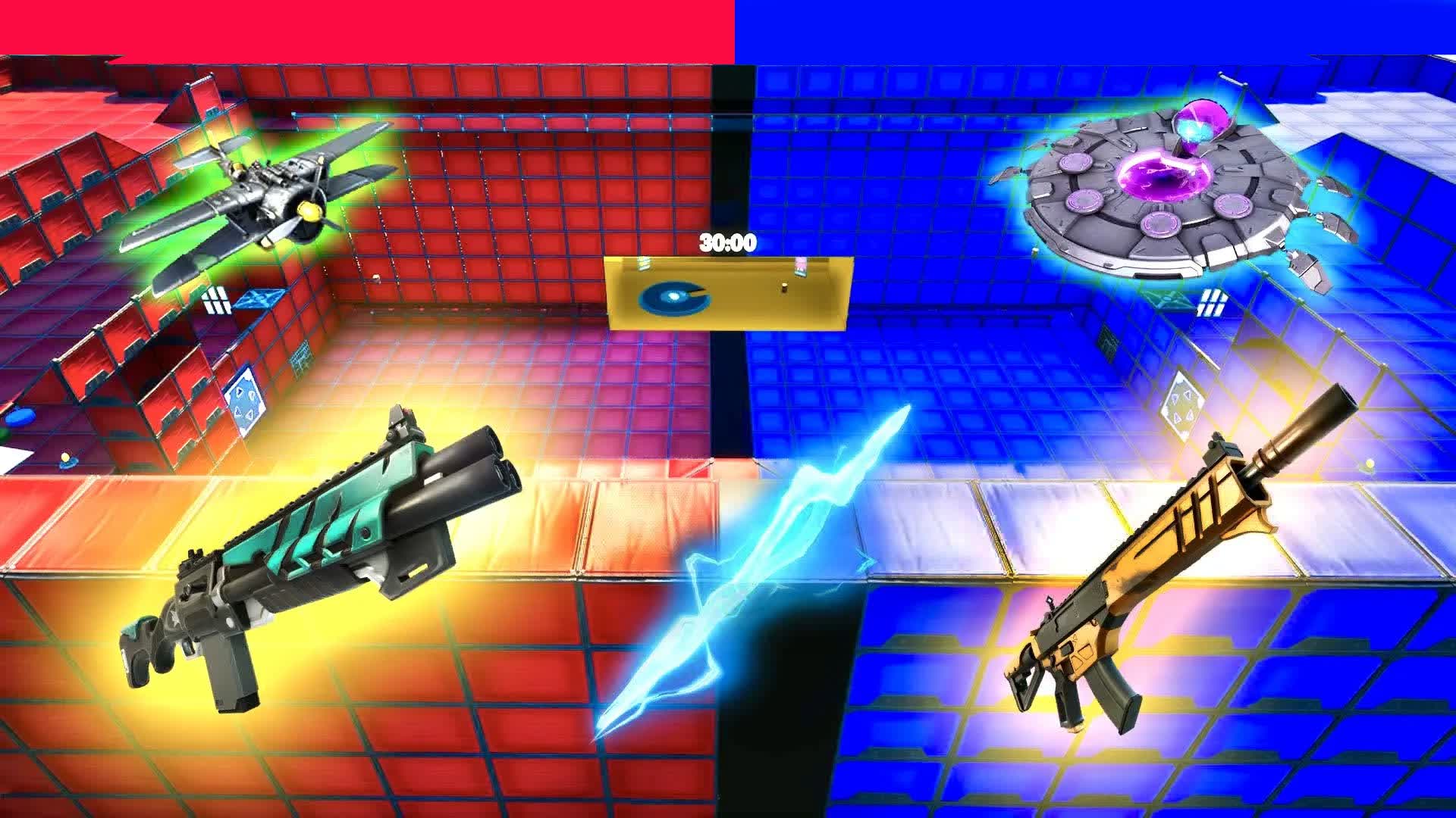 INSANE RED VS BLUE 🔴🔵 7139-0170-8186 by vendora - Fortnite Creative Map ...