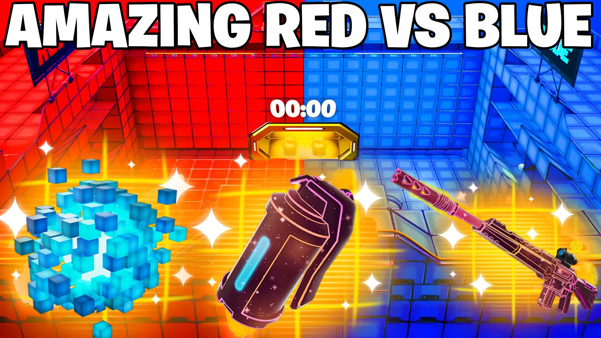AMAZING ⭐ RED VS BLUE 🔴🔵 (EVERY GUN) 0057-6802-1219 by red-vs-blue - Fortnite