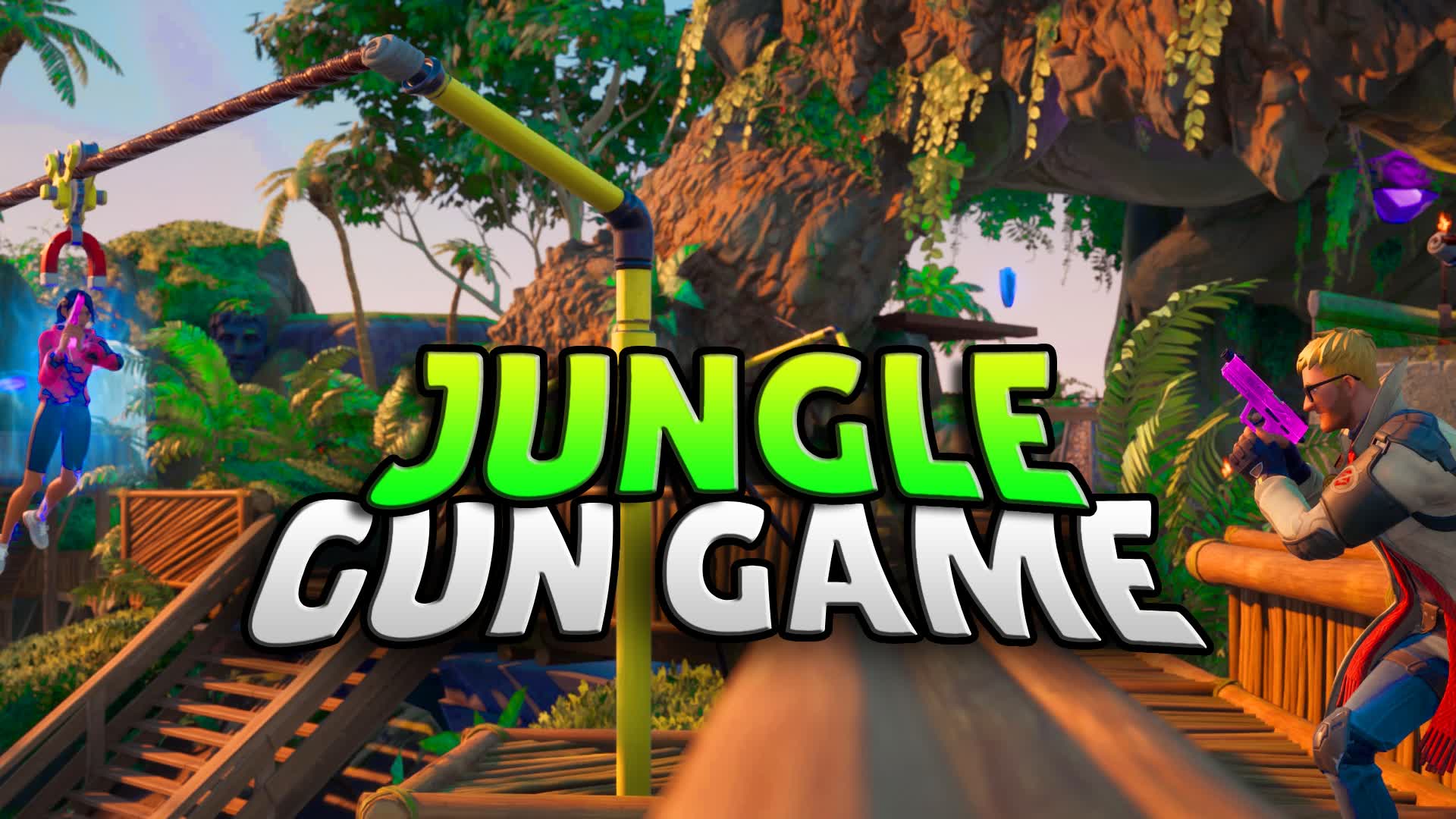 Gun Game 🌴 Jungle Island 🌿 4772-1871-8207 by c-aki - Fortnite