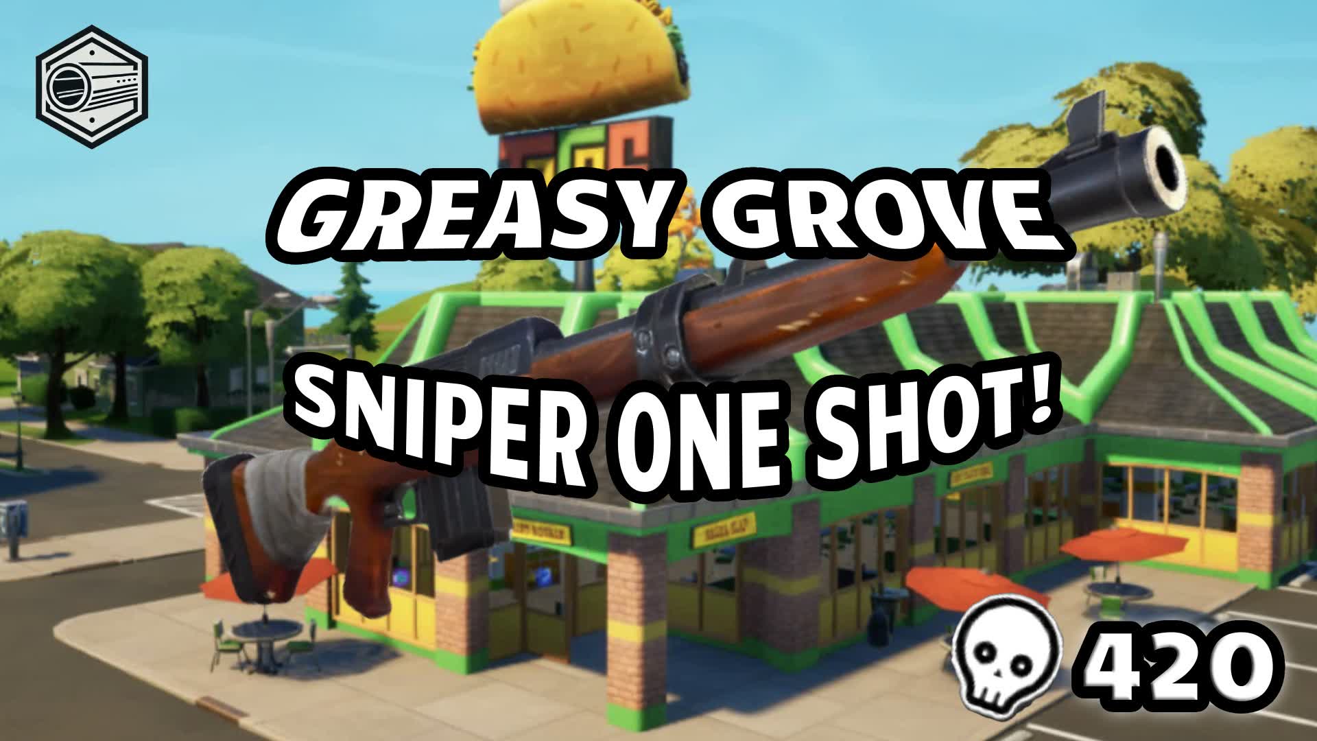 🎯 Greasy Grove Sniper One Shot 7928-8401-5721 by yourethebomb - Fortnite Creative Map Code ...