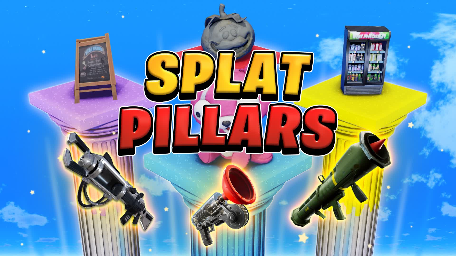 SPLAT PILLARS 5134-7238-5229 by 1c12 - Fortnite Creative Map Code ...