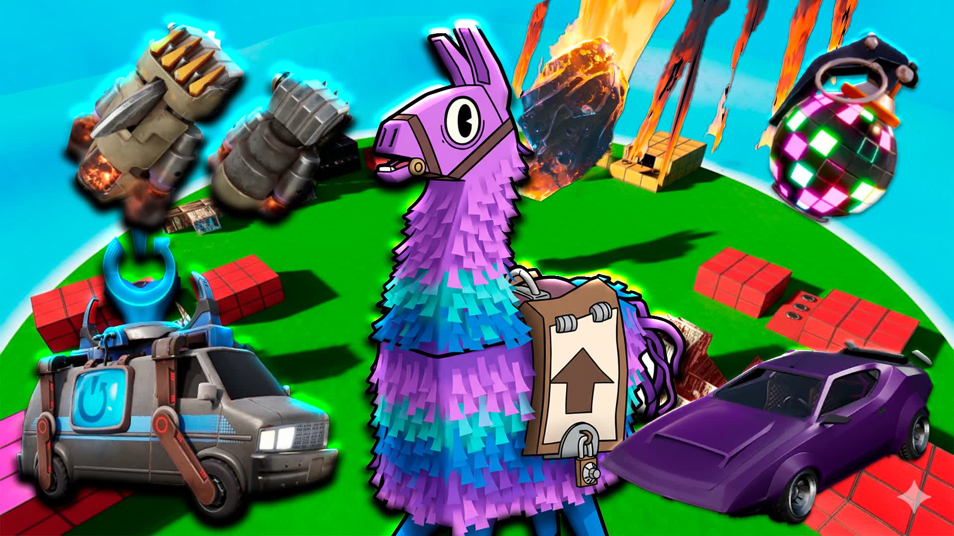 Go Go Llama ! Guerres de zones 0894-1375-4029 par mobtiz - Fortnite