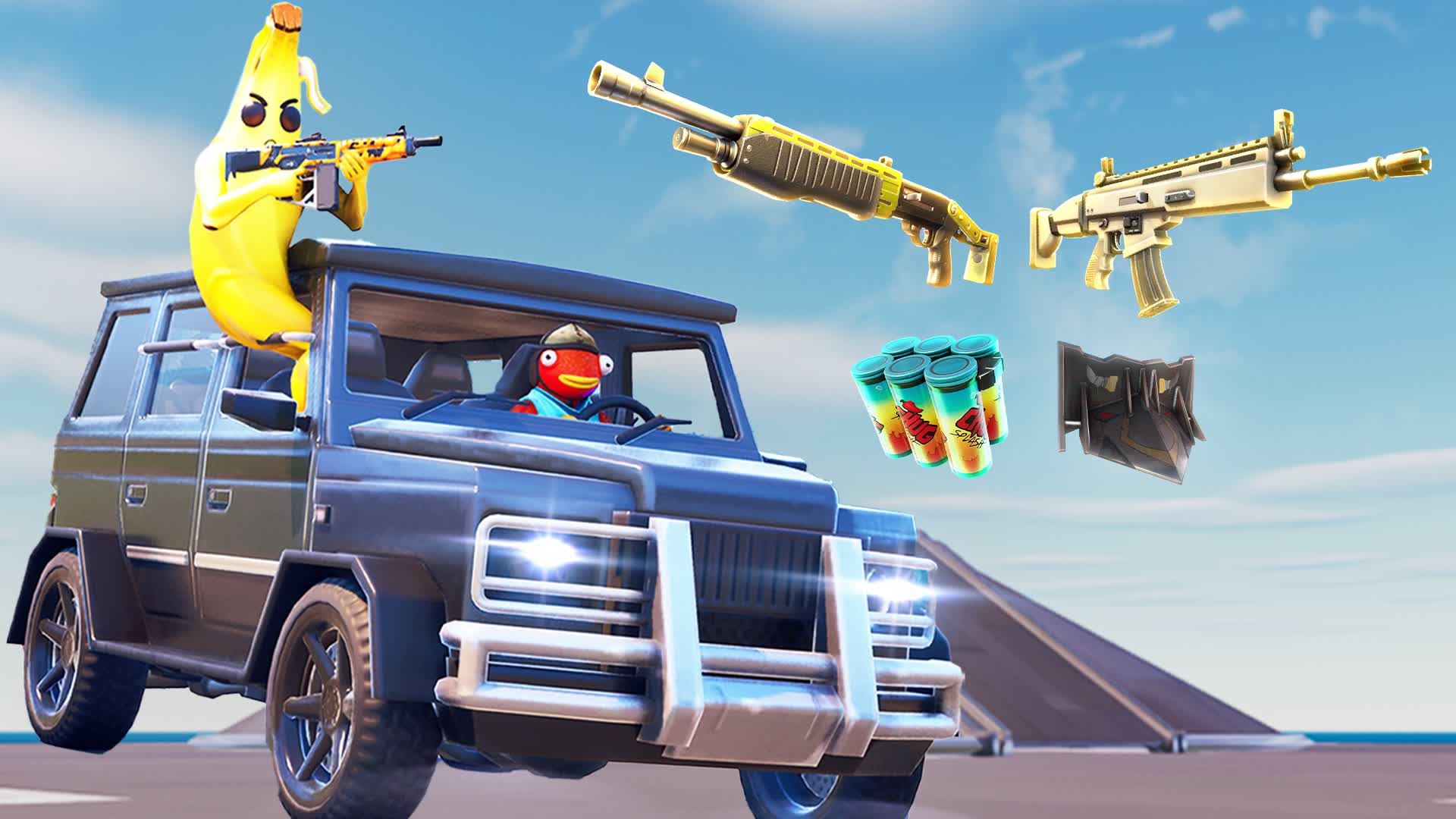 CAR FIGHTS PVP 9224-9175-5526 by jayth - Fortnite Creative Map Code ...