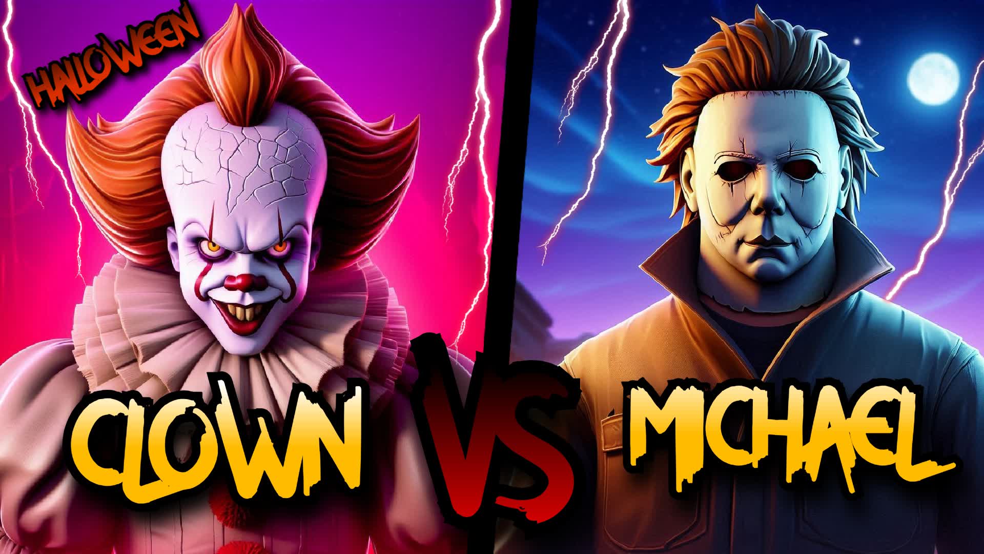 🤡CLOWN VS MICHAEL 🎃 2438-3442-0624 by nawun - Fortnite Creative Map Code - Fortnite.GG