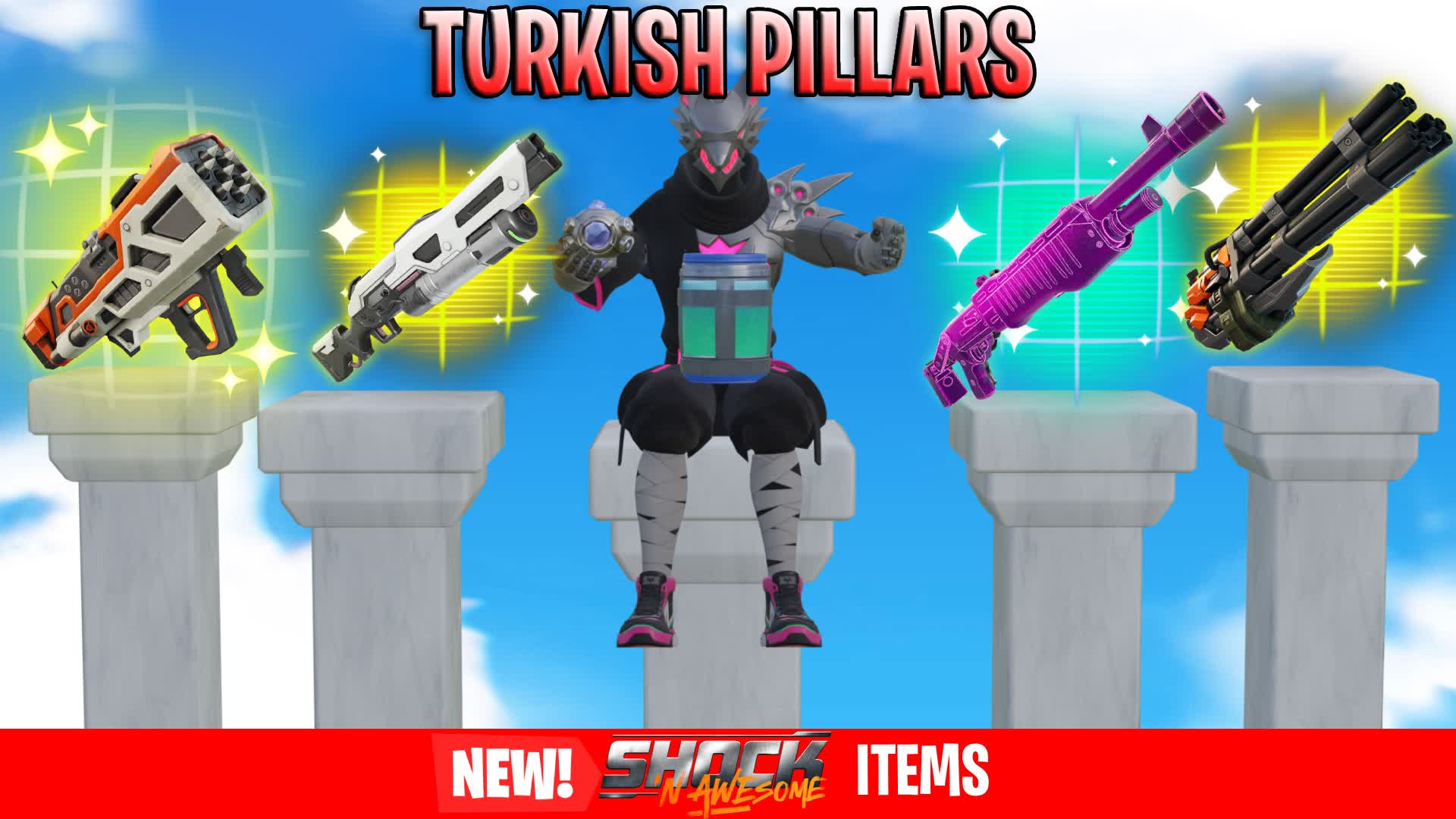 TURKISH PILLARS 🇹🇷 3717-1159-9077 by blackfokus - Fortnite