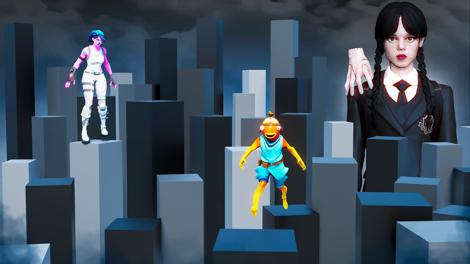 👧🏾THE WEDNESDAY 100 LEVELS DEATHRUN👧 6772-6213-9828 by noboe - Fortnite ...