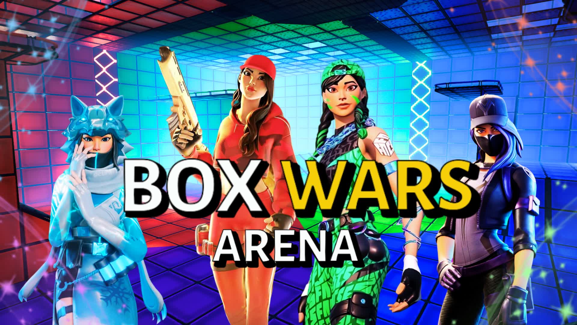 BOX WARS COLOR SQUAD 💙 4994-3200-2638 من ابتكار asmo - Fortnite