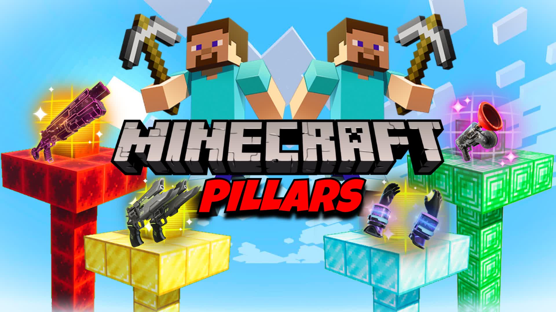 MINECRAFT PILLARS 8465-9166-8055 by yab0y - Fortnite Creative Map Code - Fortnite.GG