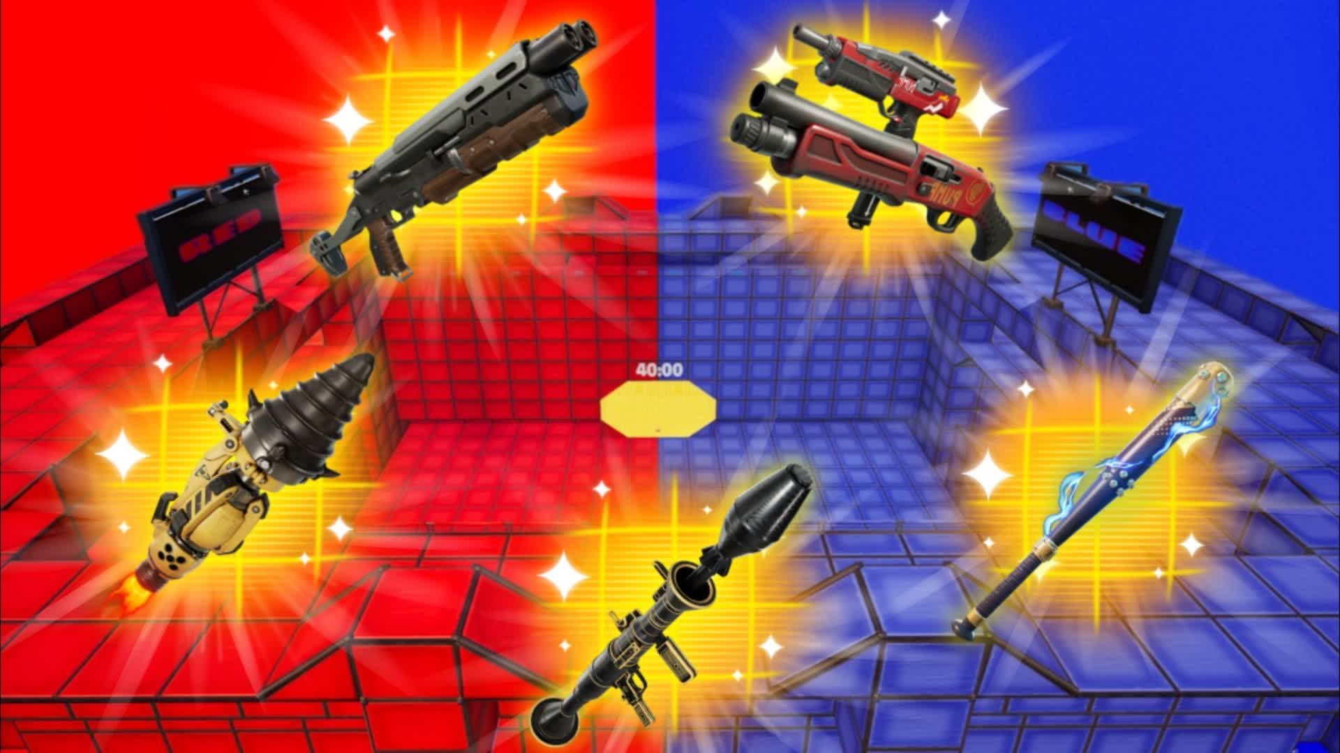 🏆LEGENDARY🎖️ RED VS BLUE 🔴🔵 9833-9297-1637 by l_9lrik1234_l - Fortnite ...