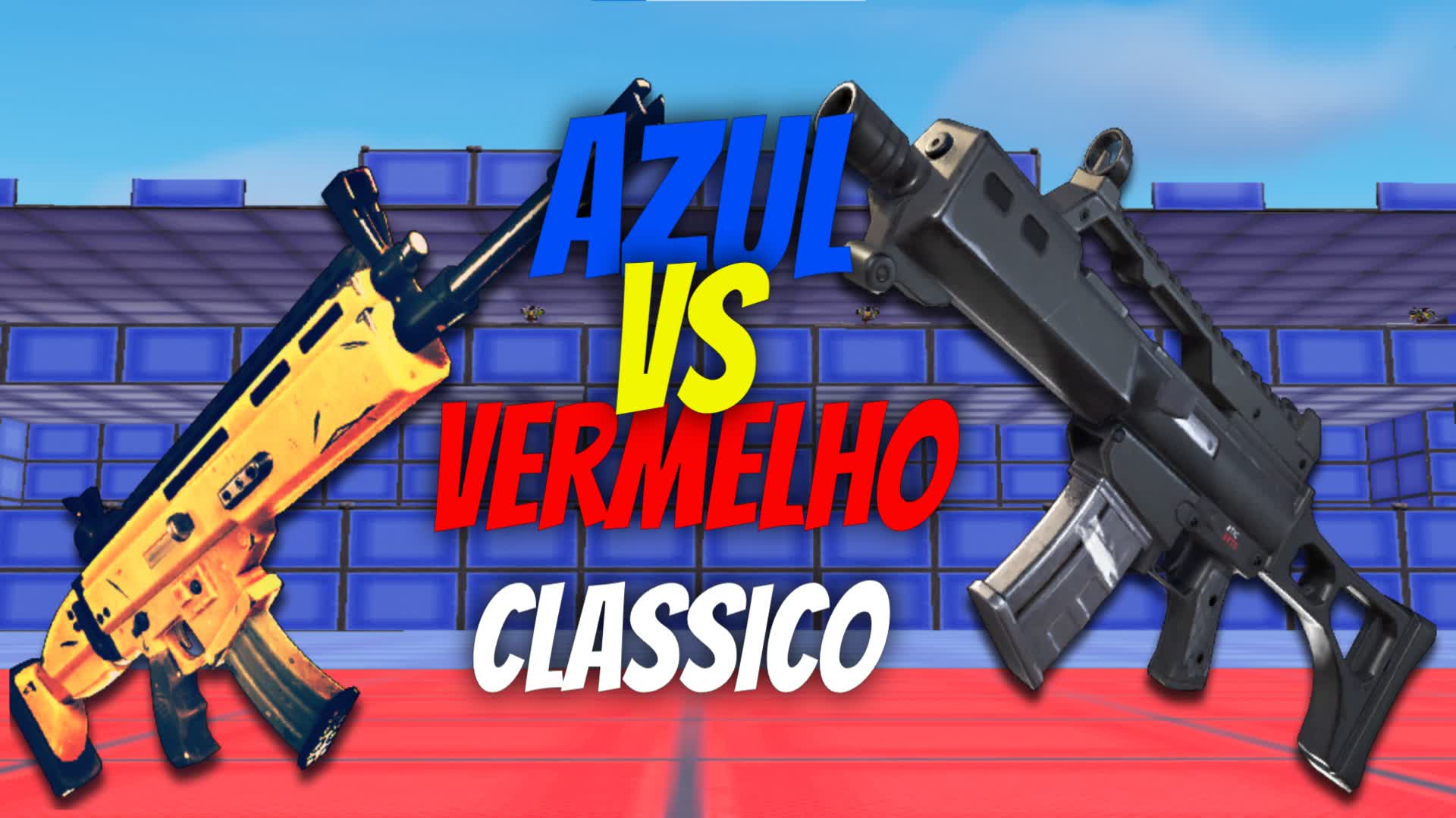 Vermelho Contra Azul CLASSICO 2701-4296-6875 by jhoker - Fortnite ...