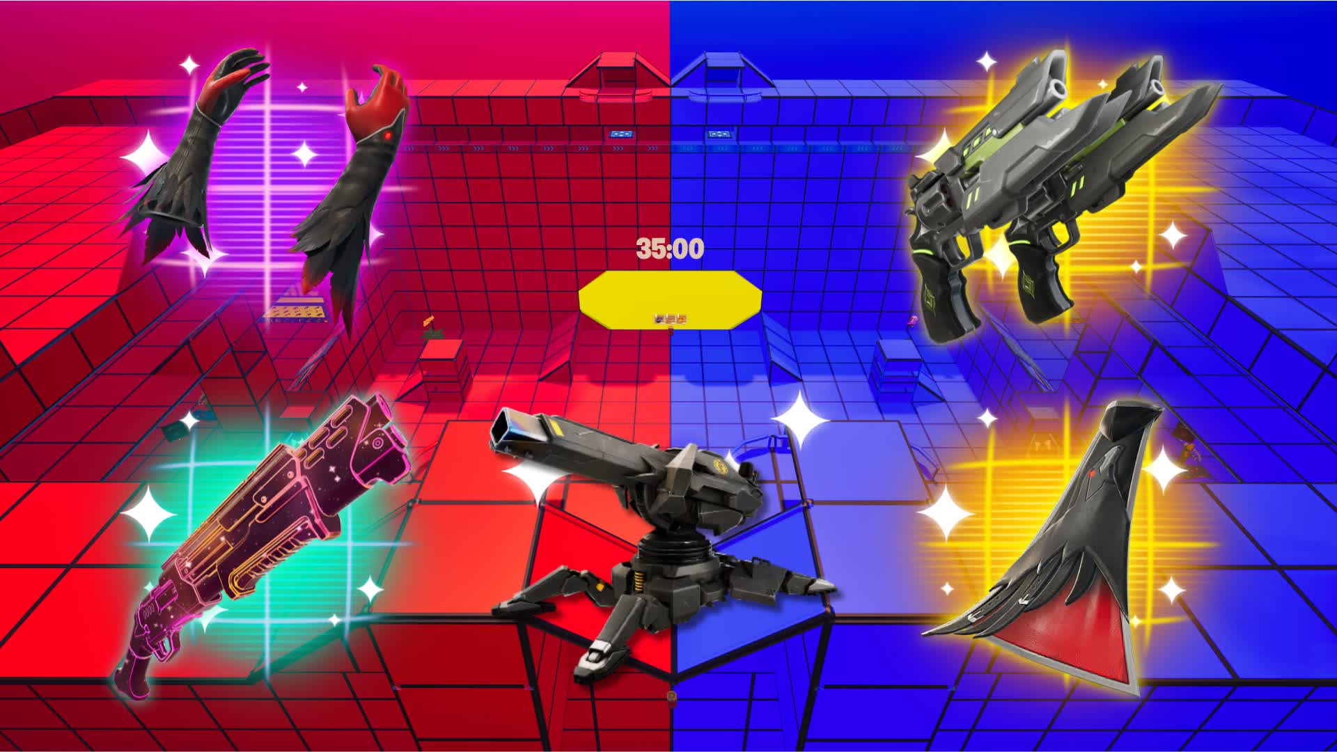 CRAZY ⚒️CRAFT RED VS BLUE 🔴🔵 0557-1940-1365 by modemaker - Fortnite Creative Map Code - Fortnite.GG