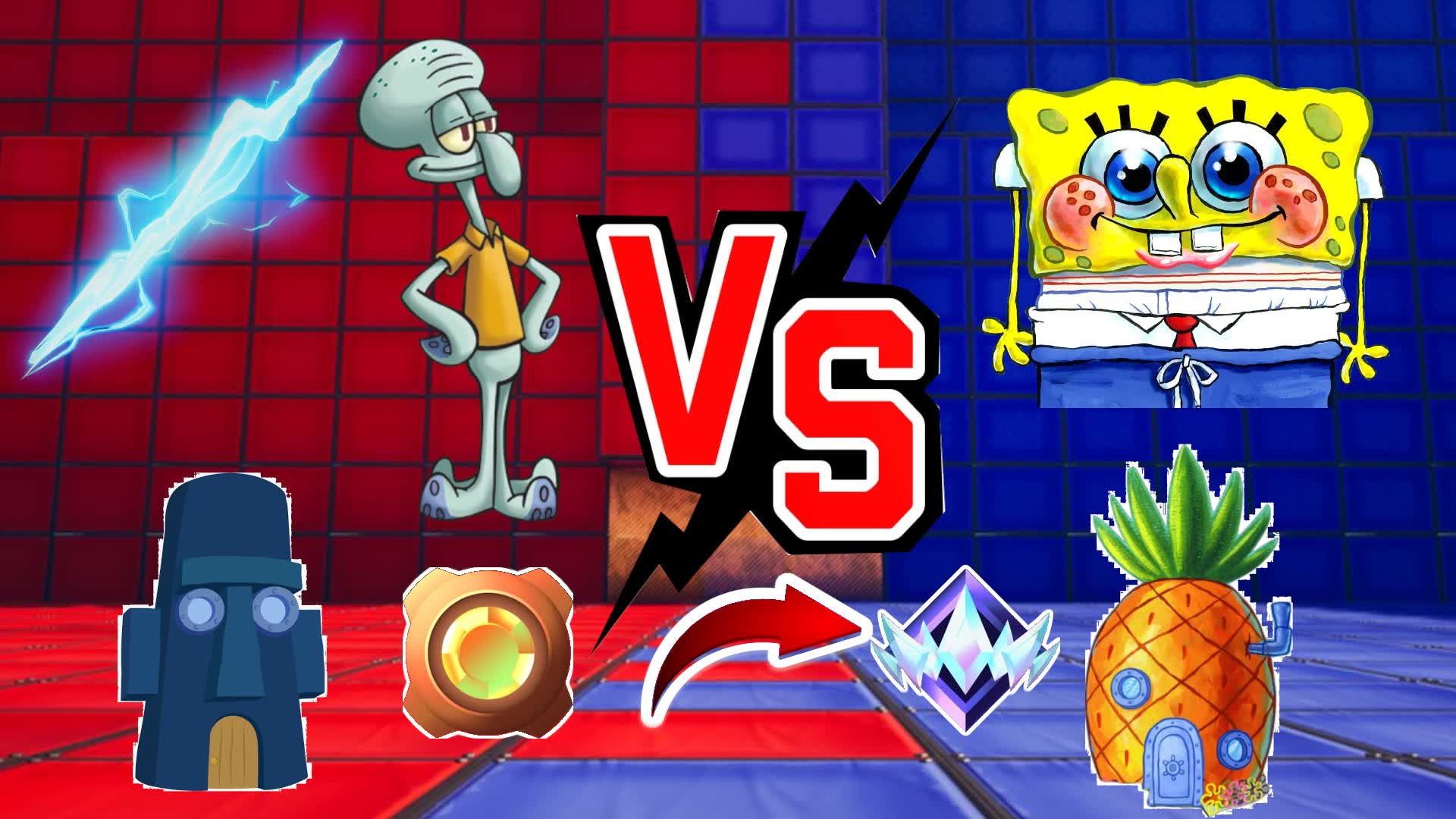 Sponge vs Tadeus (RANKED) 🔴🔵 9491-6479-8800 by durdu - Fortnite ...
