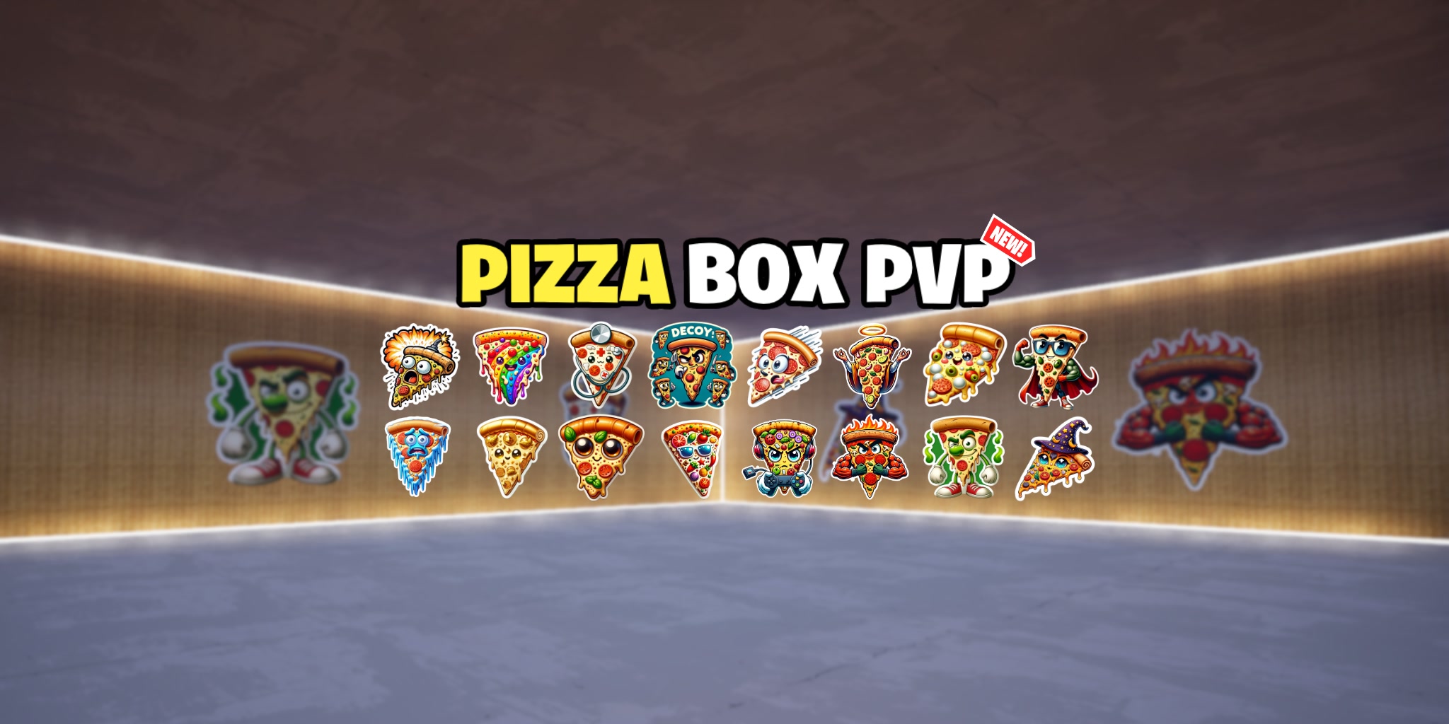 🍕 PIZZA BOX PVP 📦 - 4322-4081-3801 | Fortnite Zone