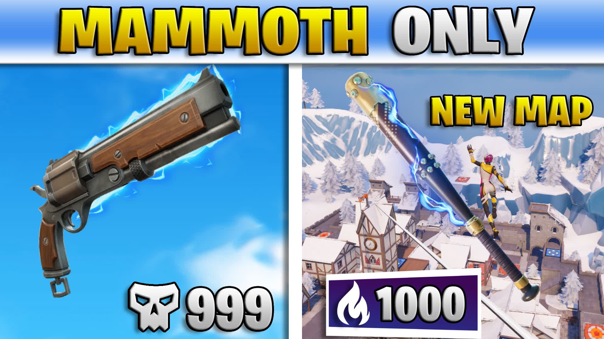 MAMMOTH ONLY 🎯 ONE SHOT [ICE LAND] 1327-4709-1809 by denio - Fortnite ...