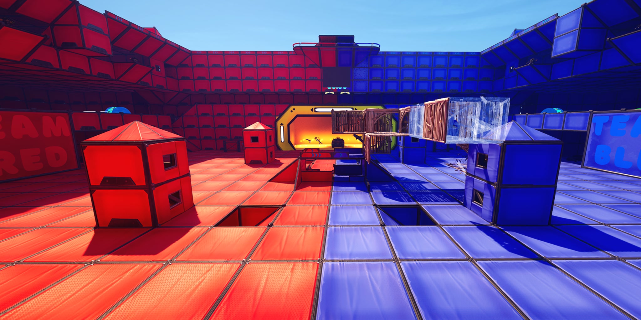 All GUNS🔫 Red VS BLUE 🔴🔵 7584-6288-3209 by zeplay - Fortnite Creative ...