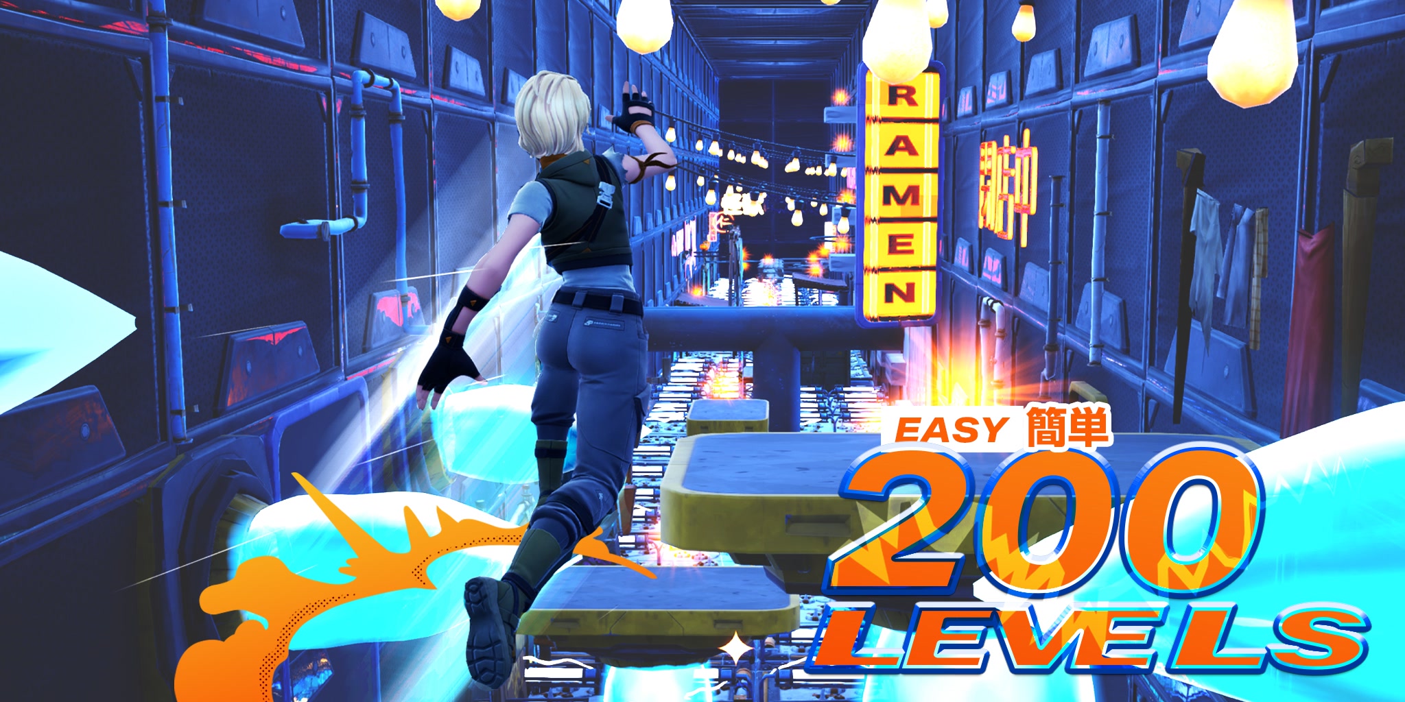 Deathrun 200 [neon street] easy 9552-7353-1724 by onoe - Fortnite ...