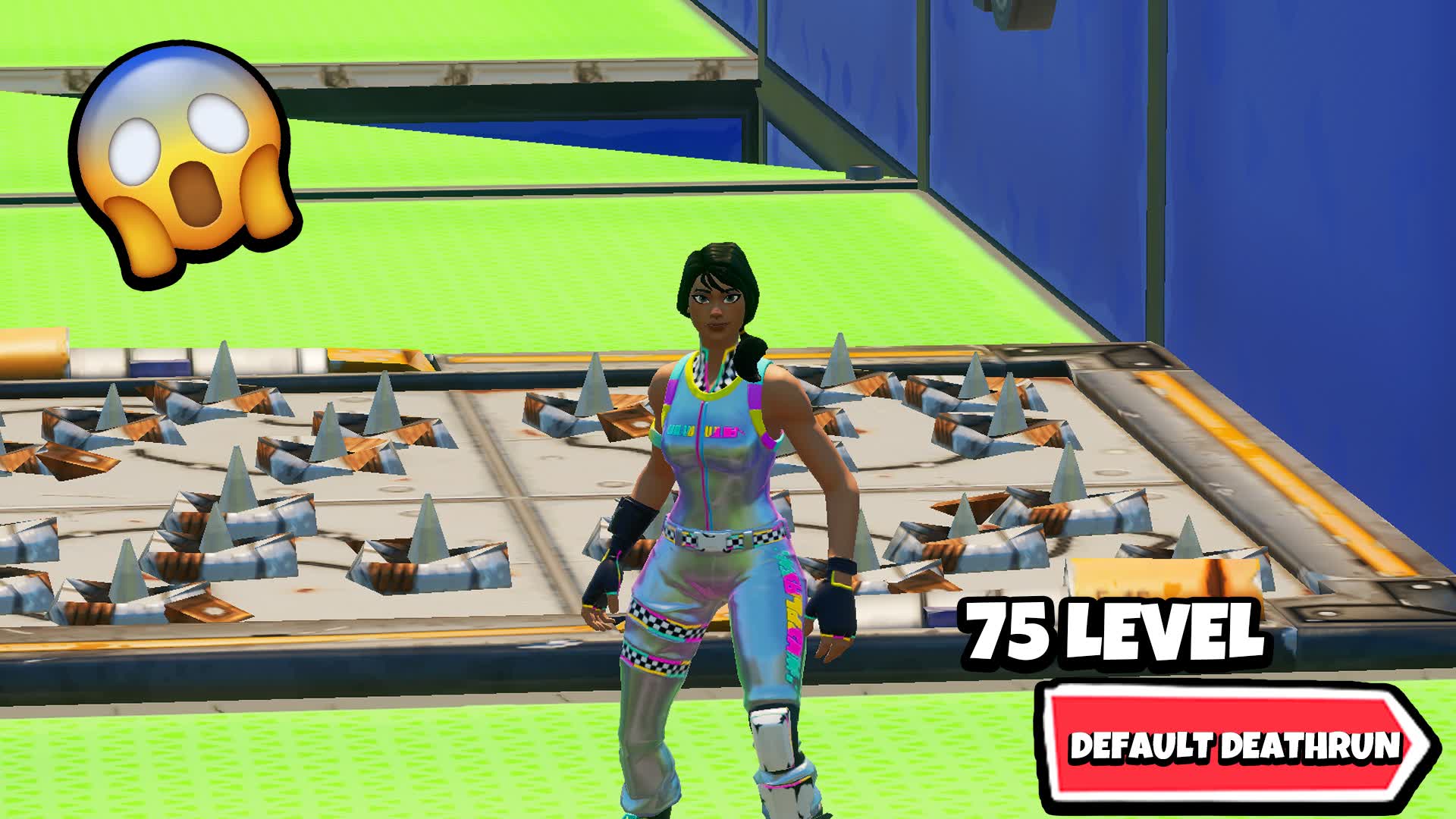 75 LEVEL DEFAULT DEATHRUN 2445-4961-4610 by aalyt - Fortnite Creative Map Code - Fortnite.GG