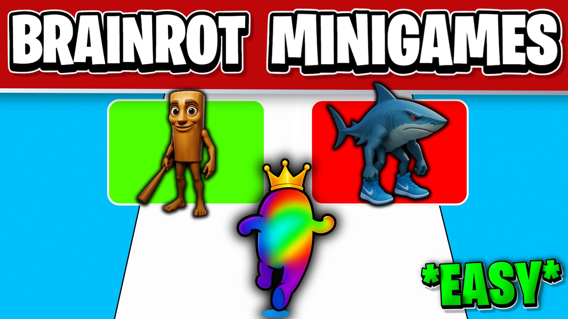 👑 BRAINROT FALL GUYS OBBY MINIGAMES 🌈 0068-1256-5659 by fiskyofficial ...