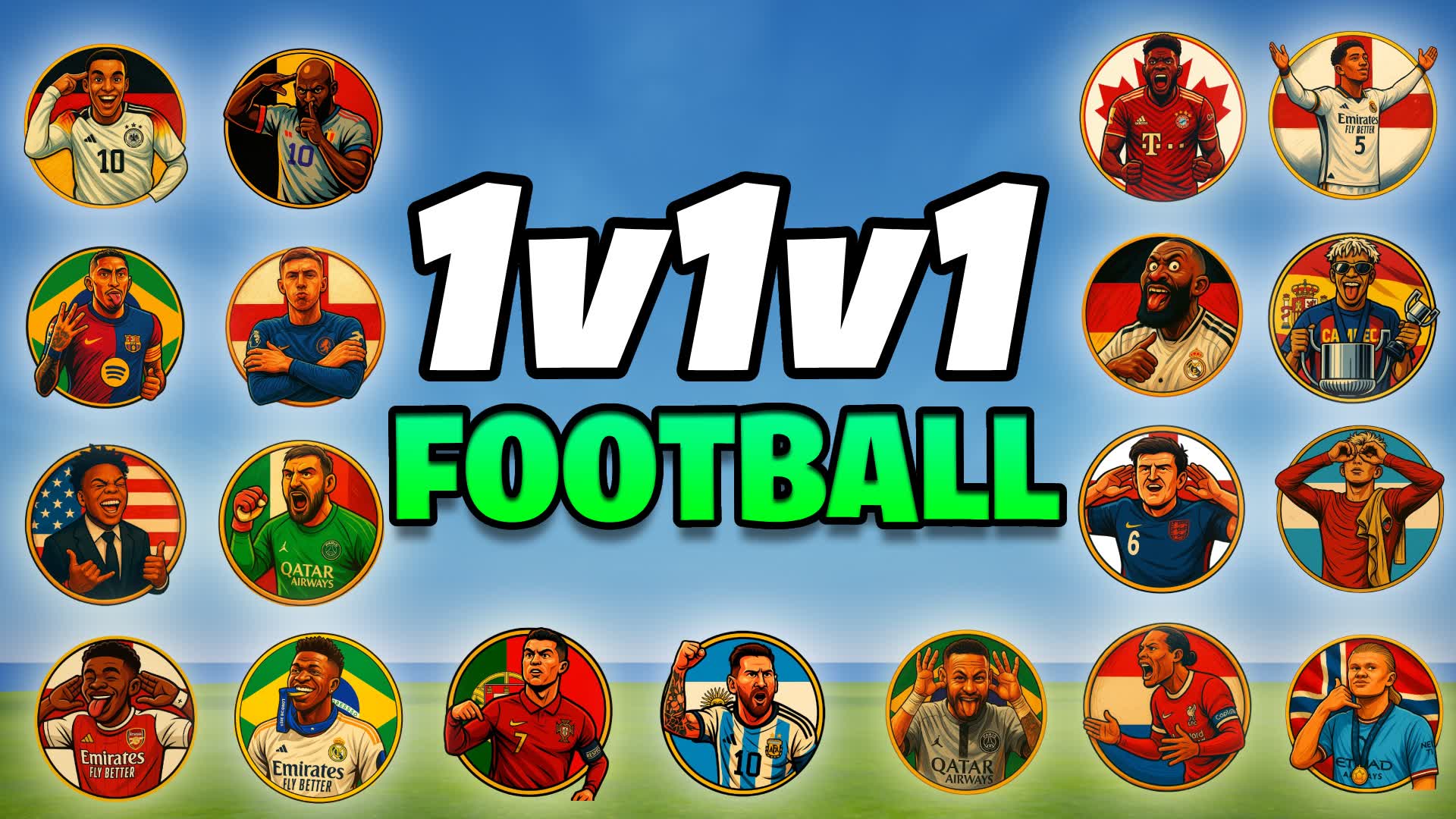 1V1V1 FOOTBALL 1V1 REALISTICS FFA 2458-3326-6116 by yesper - Fortnite ...