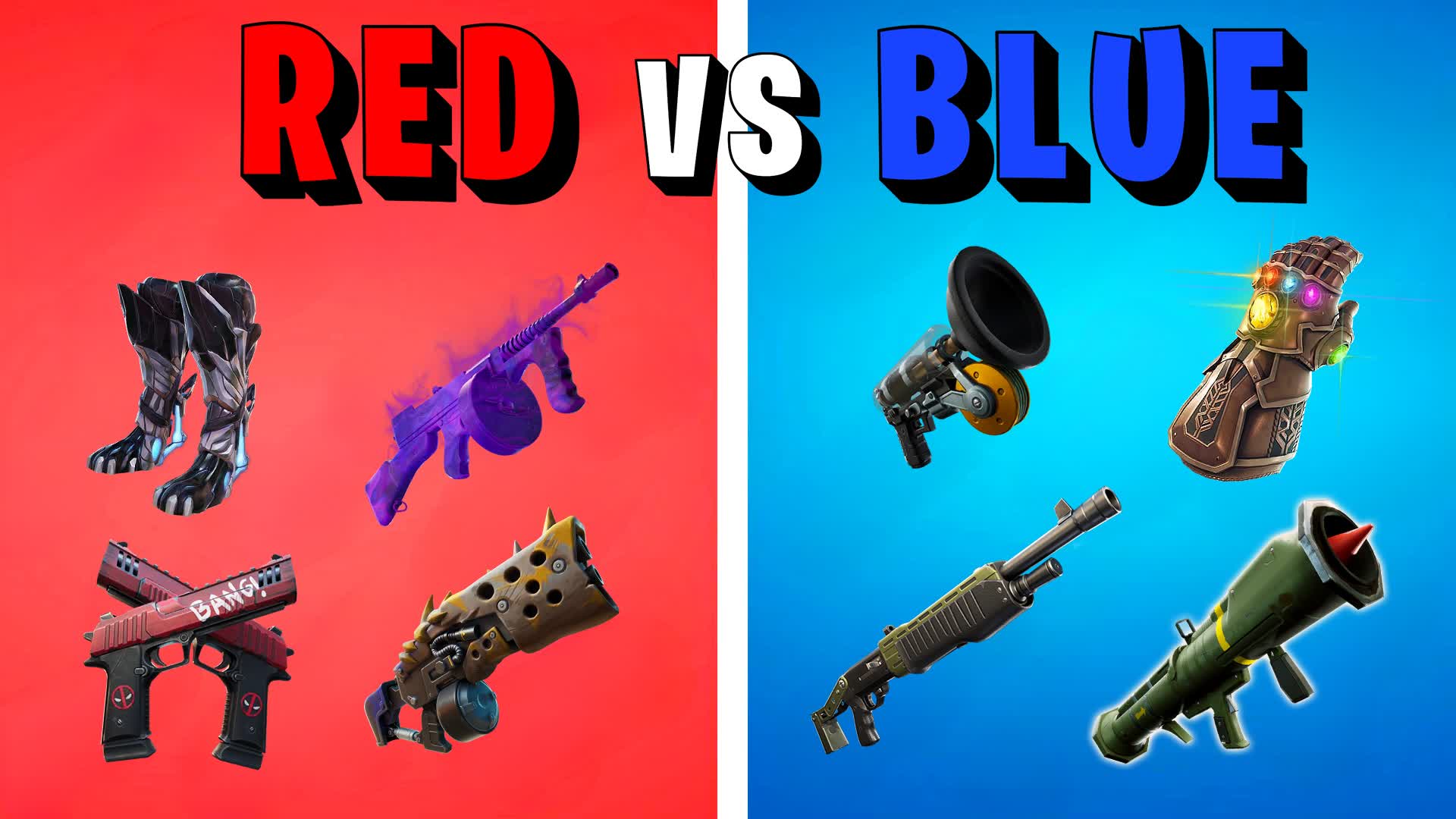 NO BUILD 🔴 RED VS BLUE 🔵 7433-6614-3645 by ferjus25 - Fortnite Creative ...