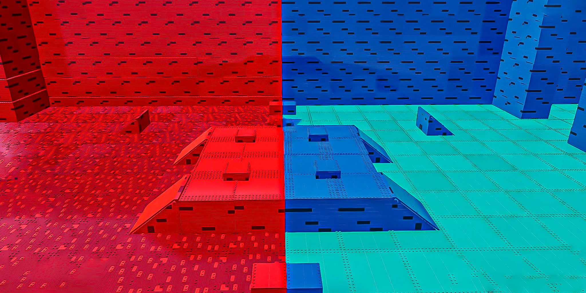 BLOCKY RED VS BLUE 🔴🔵 1778-7500-6447 by atypical - Fortnite Creative ...