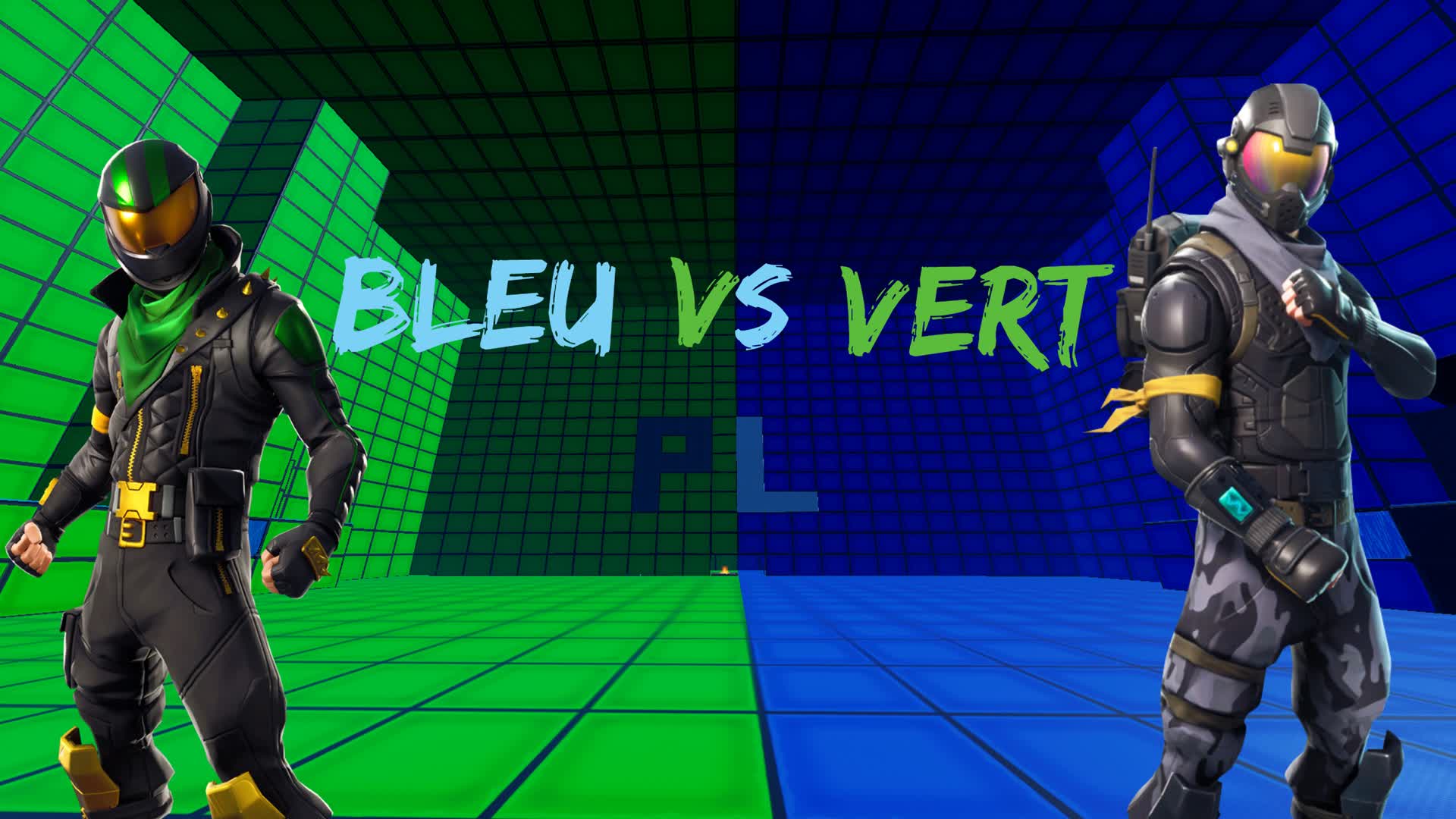 Blue vs. Green 9578-0417-6490 by ᵖᴸ вяυтє Tv - Fortnite.GG