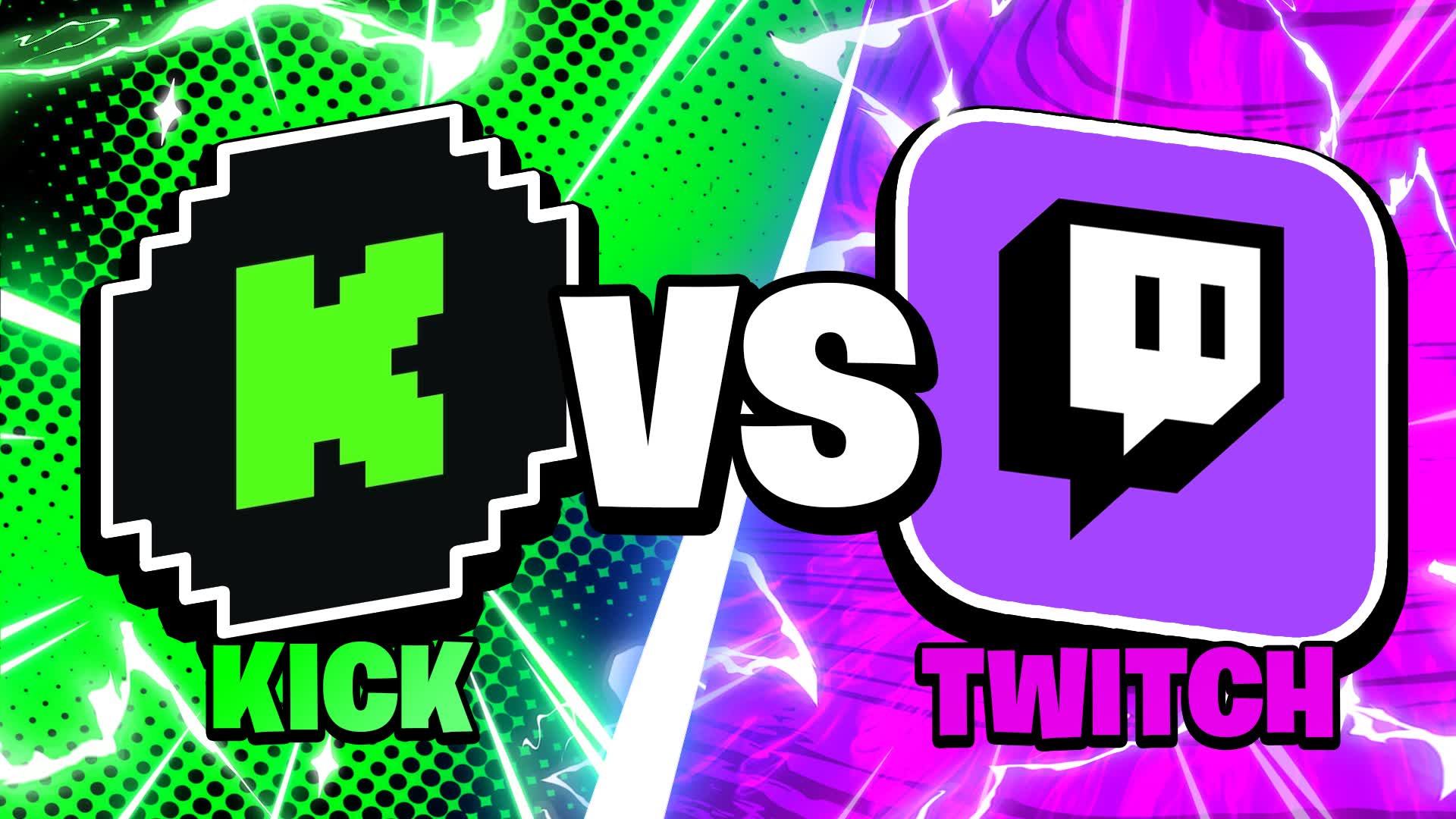 💚 KICK 💚 VS 💜 TWITCH 💜 1002-2452-1829 من ابتكار xp.xp - Fortnite