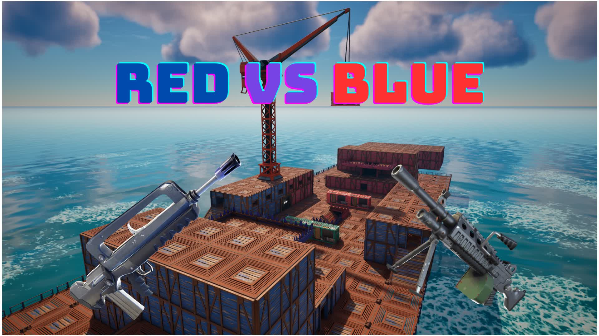 Red VS Blue Pro💯 2196-0193-5725 by shdleo - Fortnite Creative Map Code ...